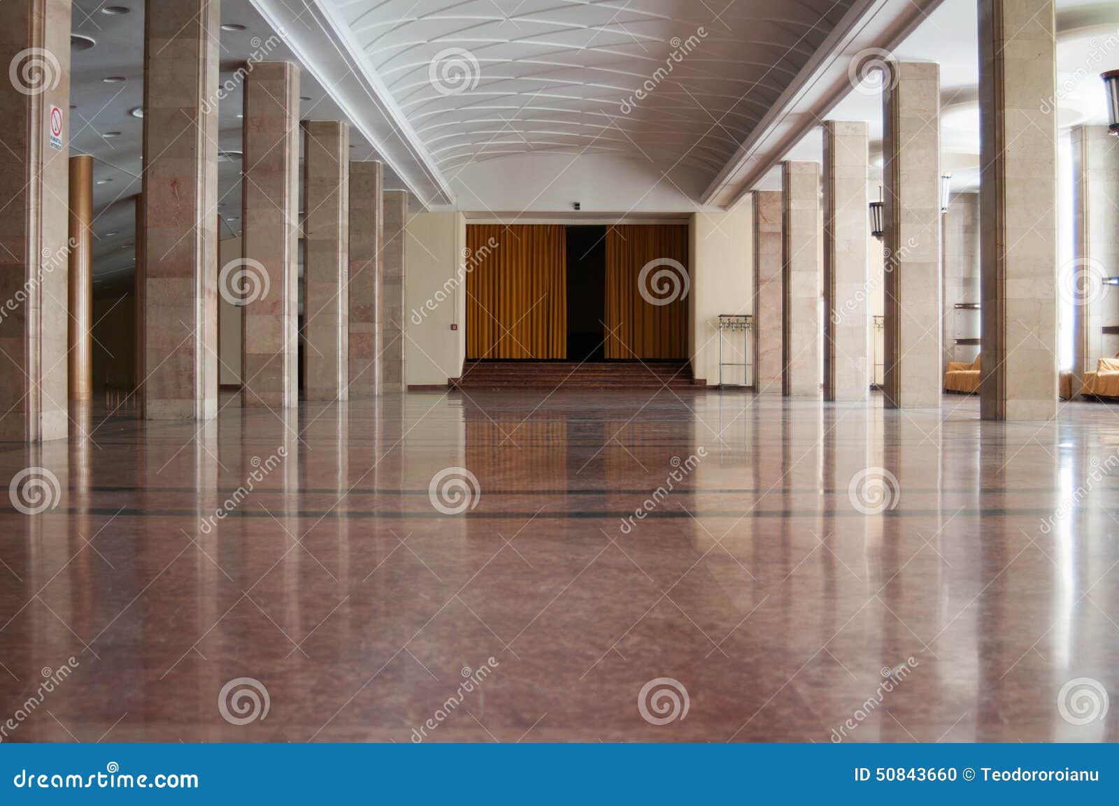 Imposing Interior Design Hall Stock Photo - Image of hold, marble: 50843660