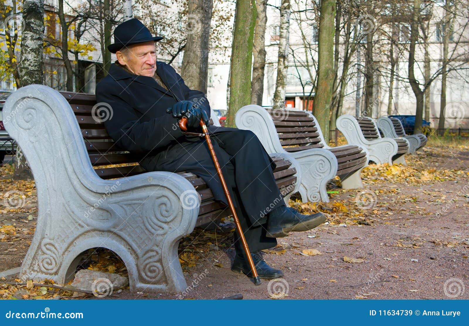 Imposing Man stock image. Image of contemplation, bench - 11634739
