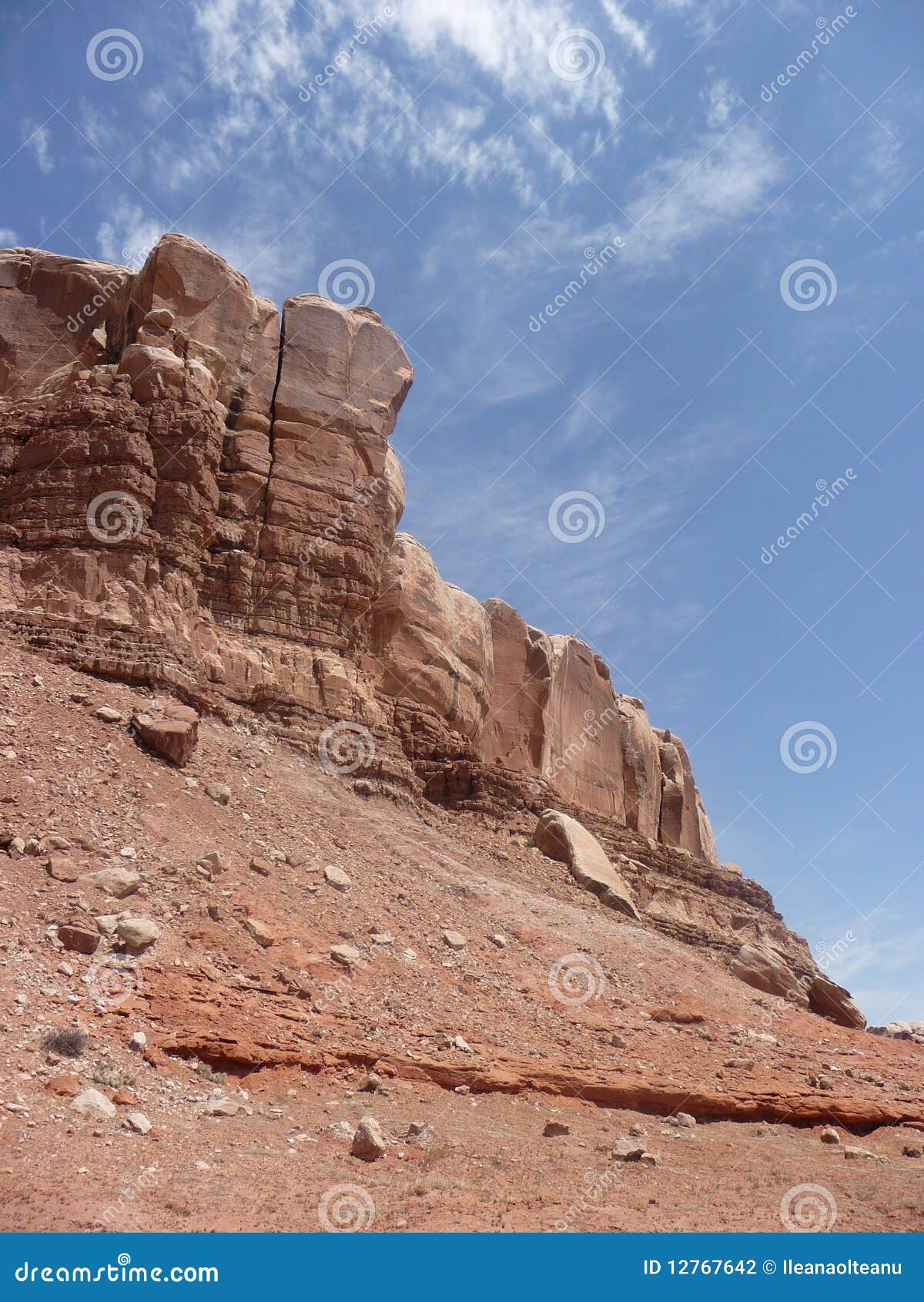 Imposing red rocks stock photo. Image of vain, earthliness - 12767642