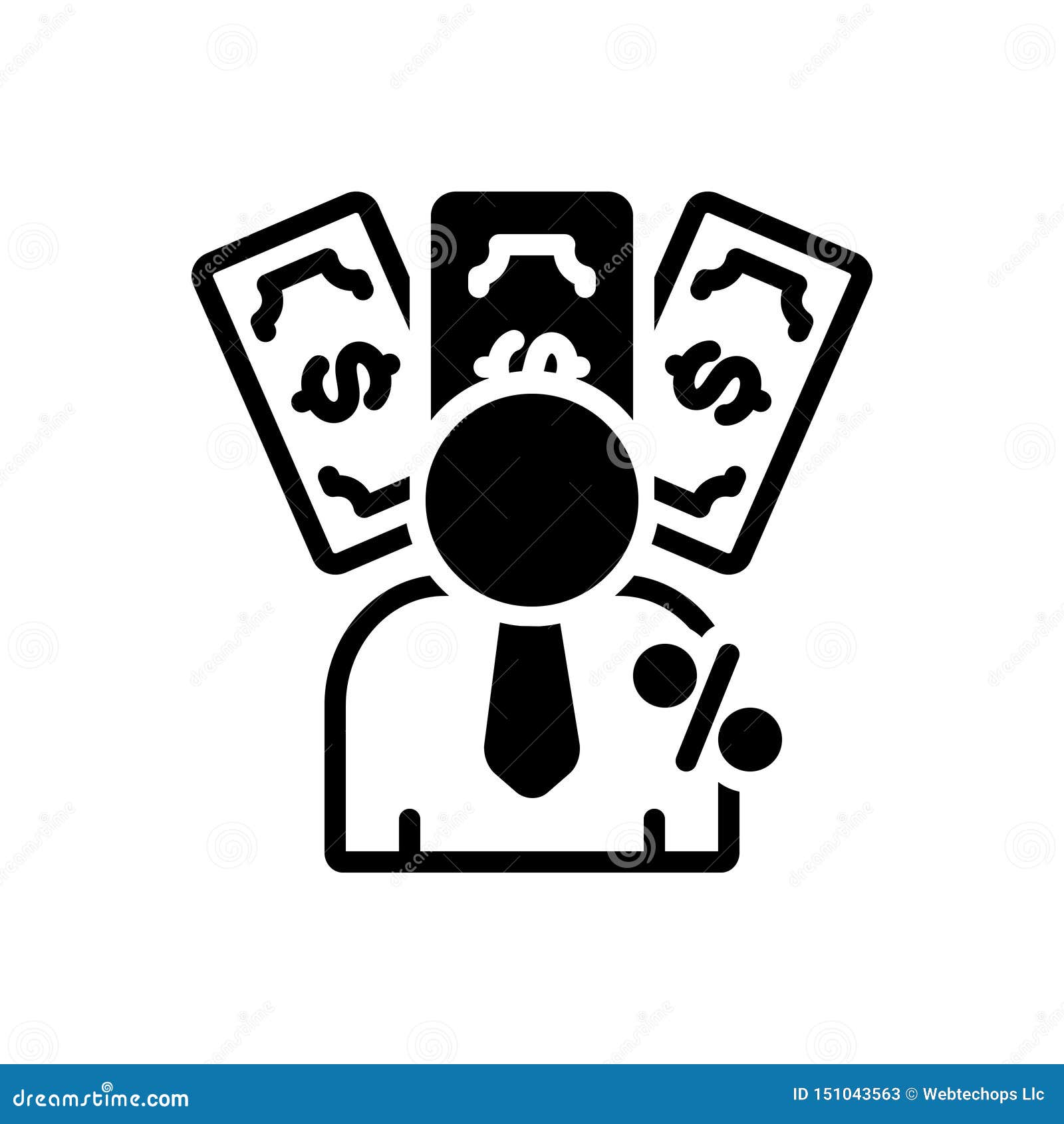Black Solid Icon for Imposition, Attribution and Allegation Stock ...