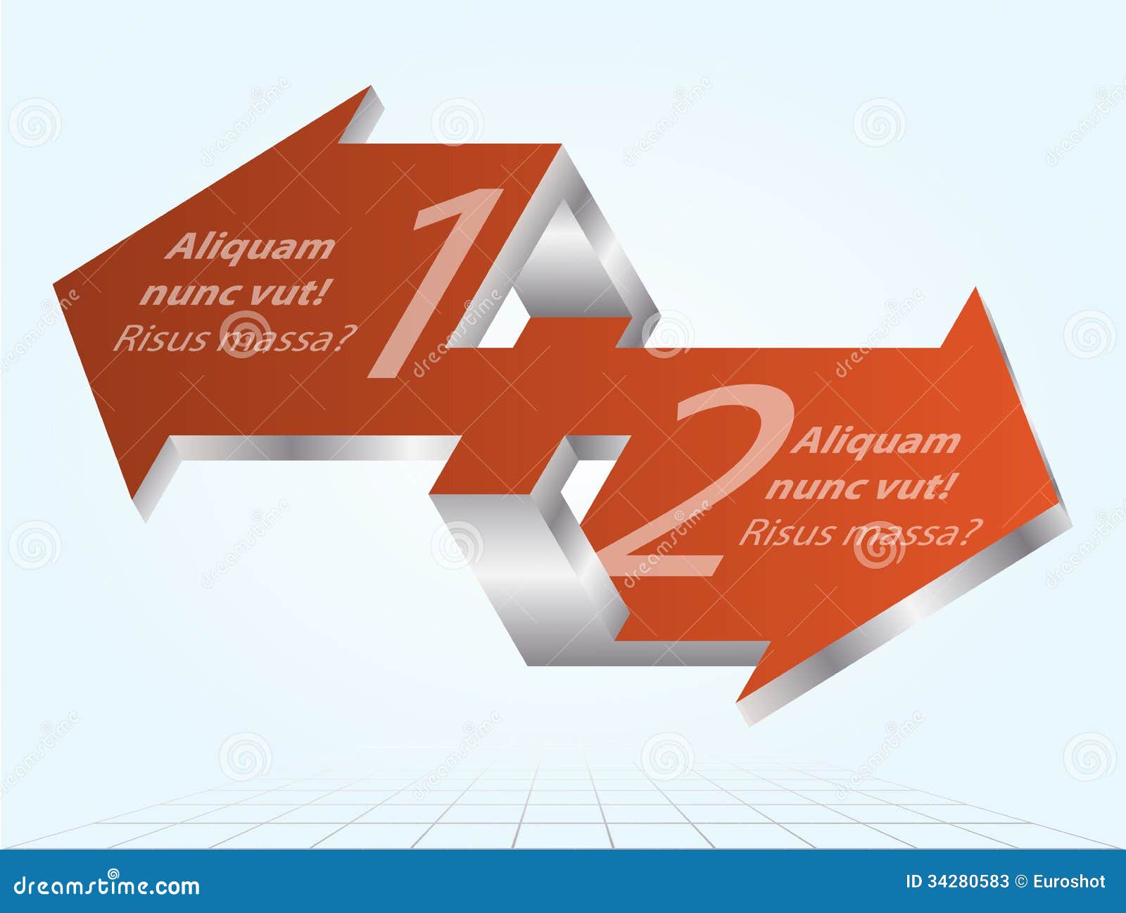 Impossible Arrows Vector Illustration. Stock Vector - Illustration of ...