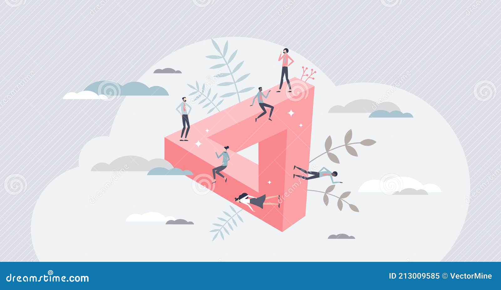 Impossible Challenge As Business Problem without Solution Tiny Person ...