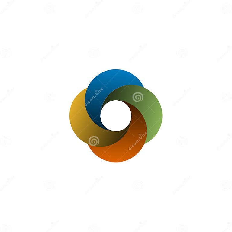 Impossible Circle Shape. Infinite Circular Shape. Optical Illusion ...