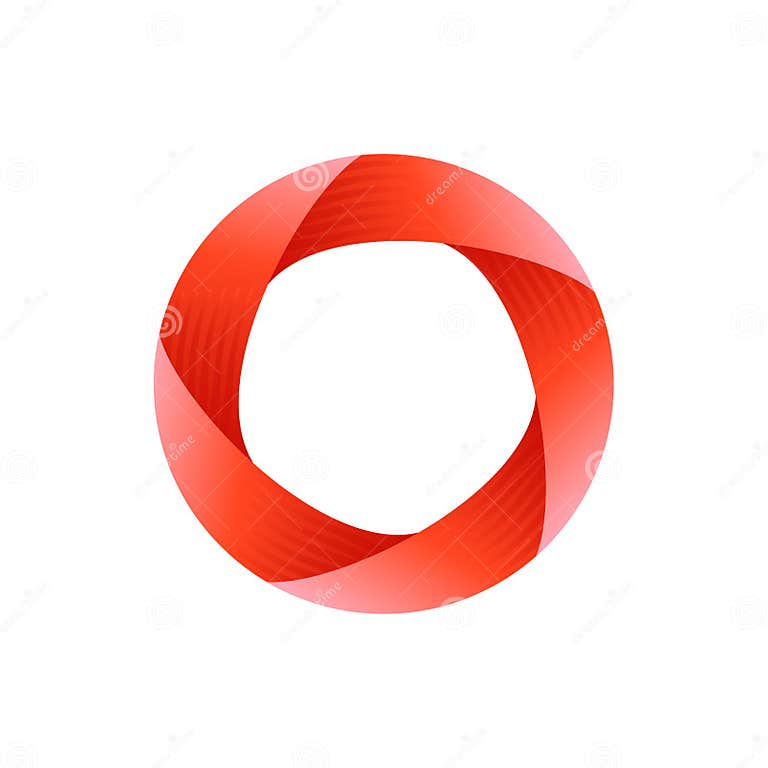 Impossible Circle Sign. Abstract Logo Design. Impossible Object. Symbol ...