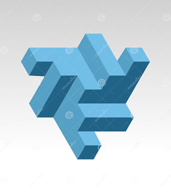 Impossible design element stock illustration. Illustration of concept ...