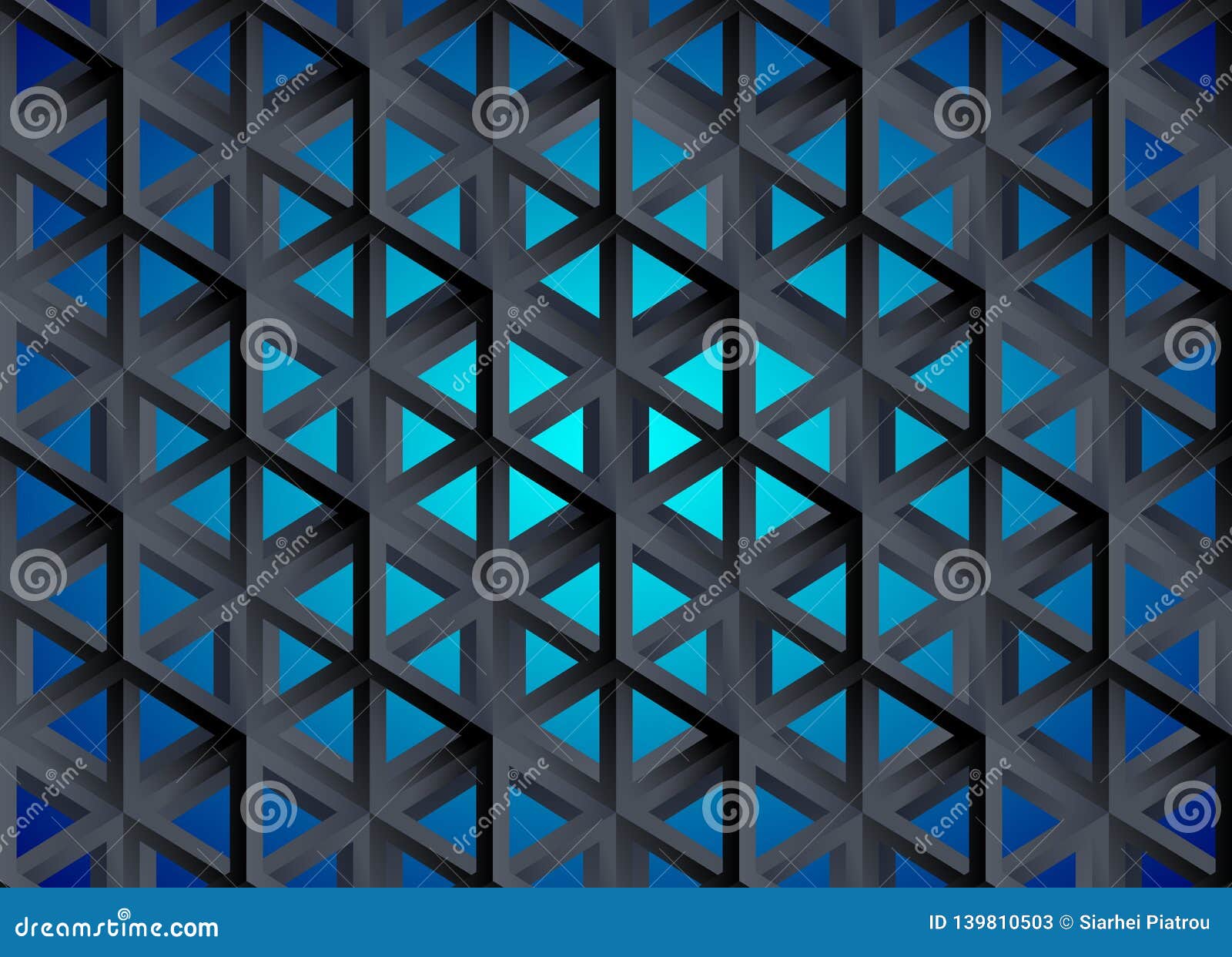 3D Hollow Cubes On Blue Royalty-Free Stock Image | CartoonDealer.com ...