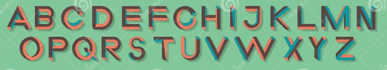 Impossible Geometry Letters. Impossible Shape Font. Low Poly 3d ...