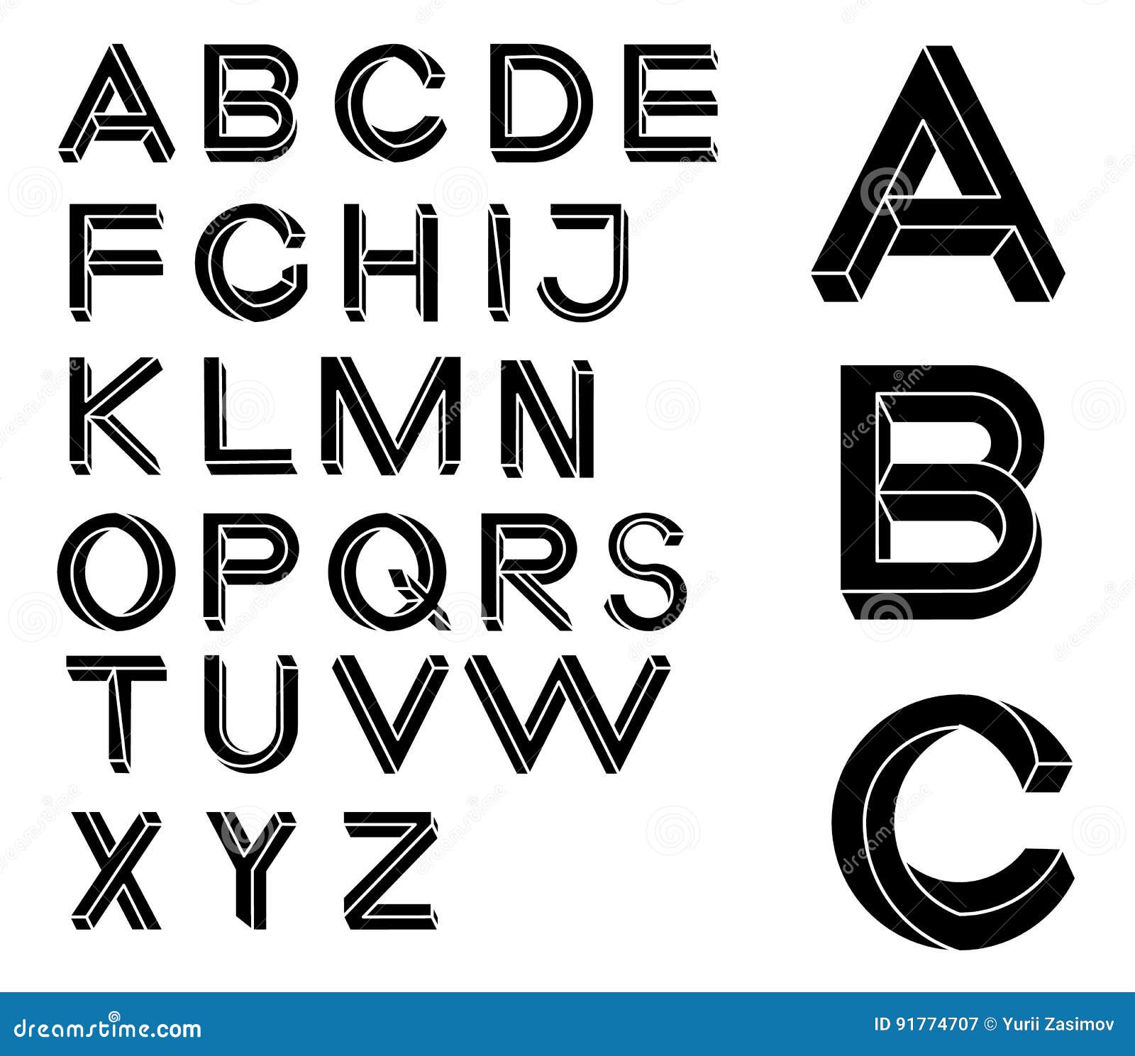 Impossible Shapes Letters Impossible Shapes Letters