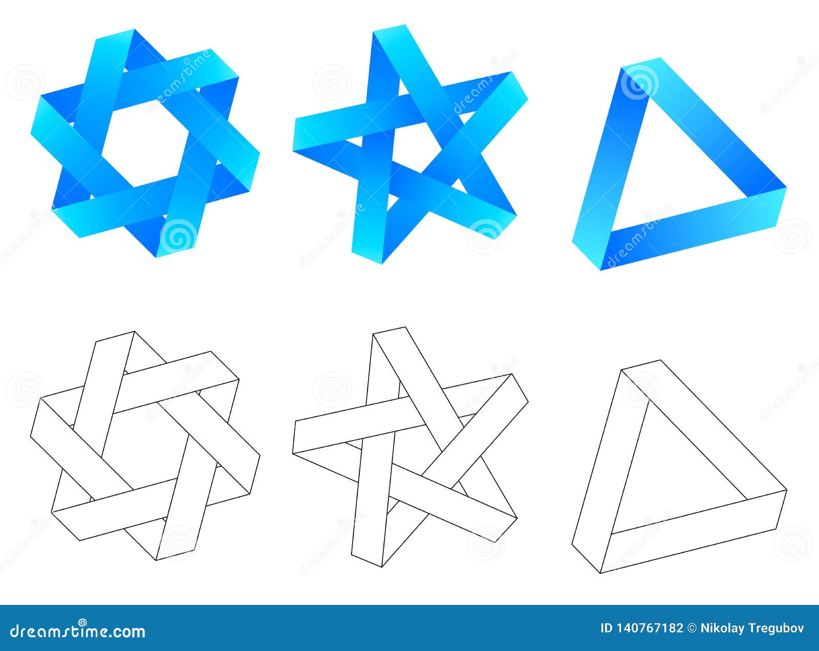 Impossible Geometry Letters. Impossible Shape Font. Cartoon Vector ... Impossible Geometry Letters. Impossible Shape Font. Cartoon Vector ...