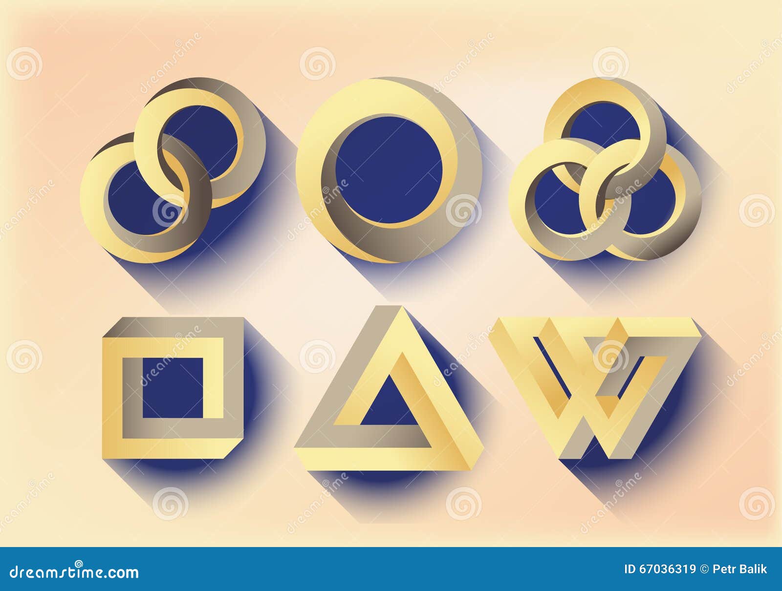 Impossible Looped Shapes Royalty-Free Stock Photography | CartoonDealer ...