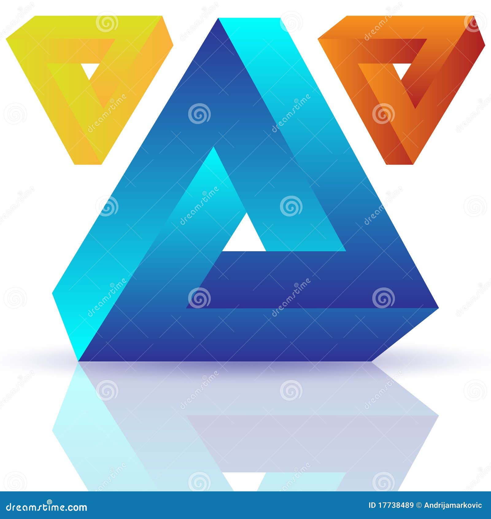 Impossible objects stock vector. Illustration of symbol - 17738489