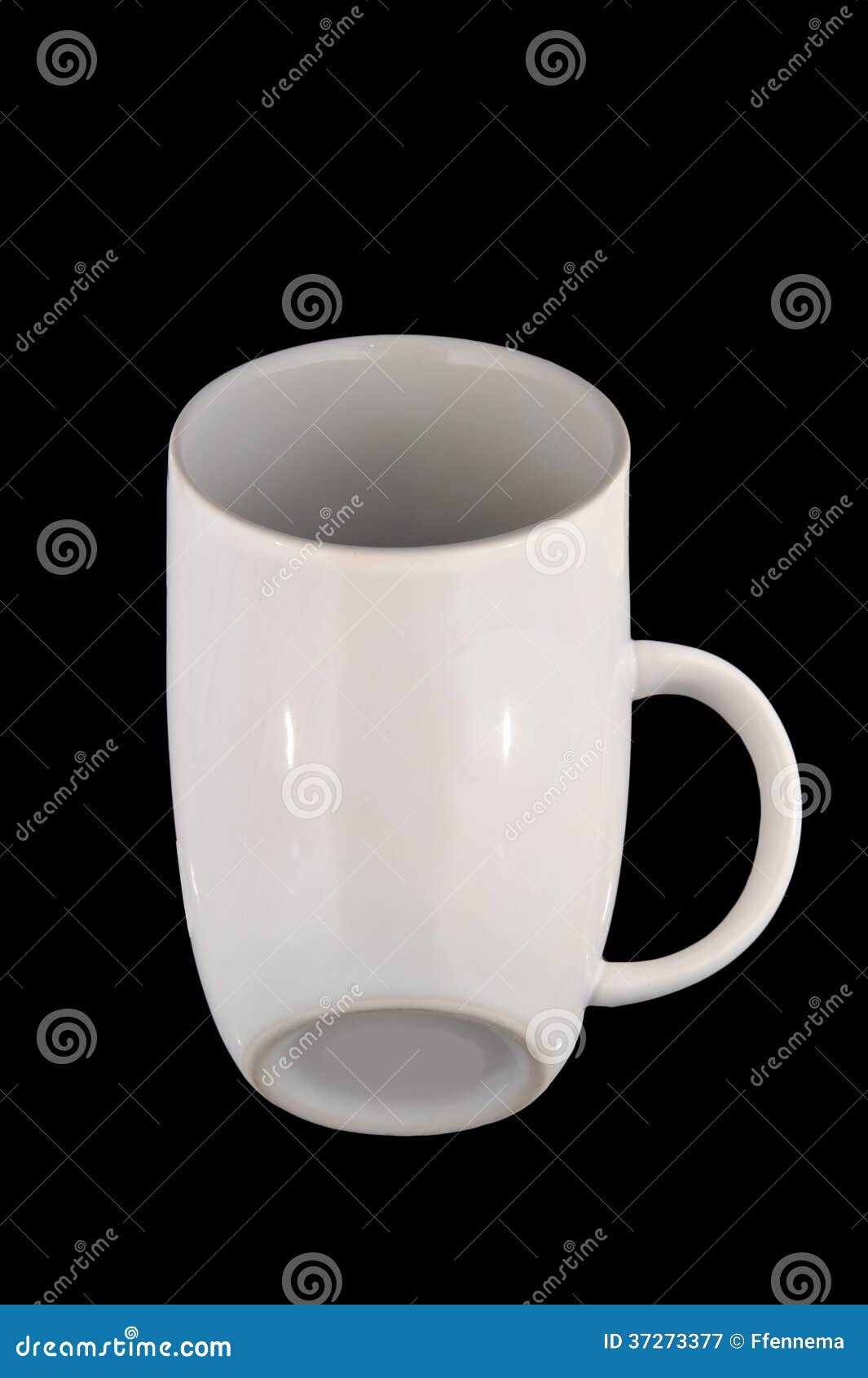 Impossible Perspective of Coffee Mug with Handle Stock Image - Image of ...