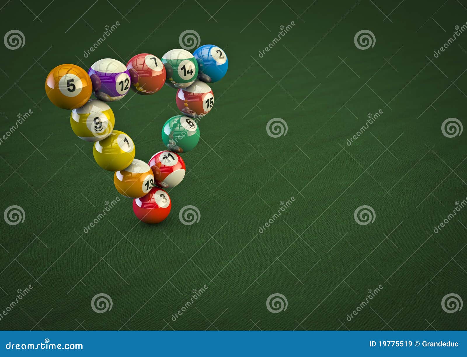 Impossible pool ball trick stock illustration. Illustration of round ...