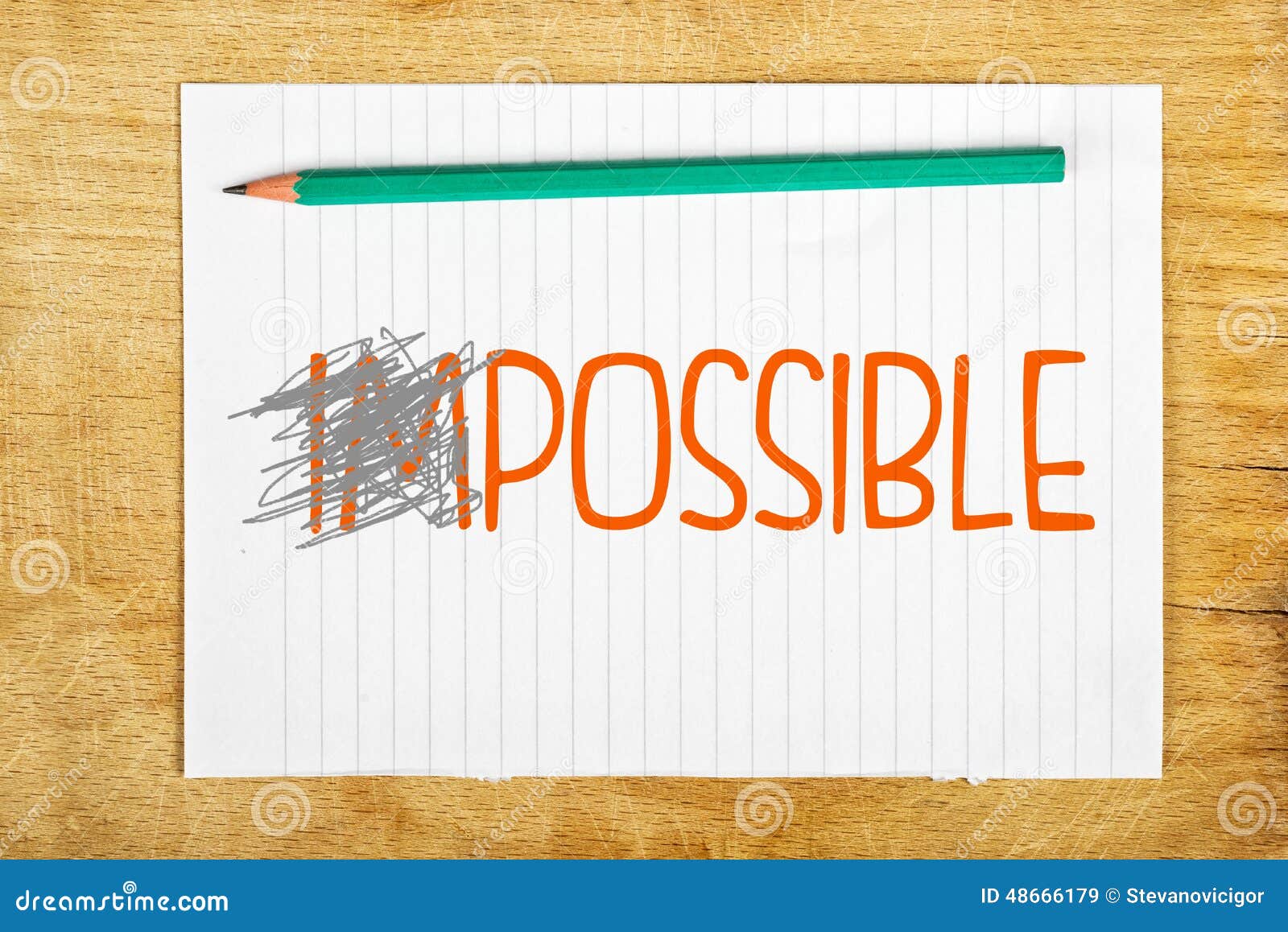Impossible is Possible stock image. Image of hopeful - 48666179