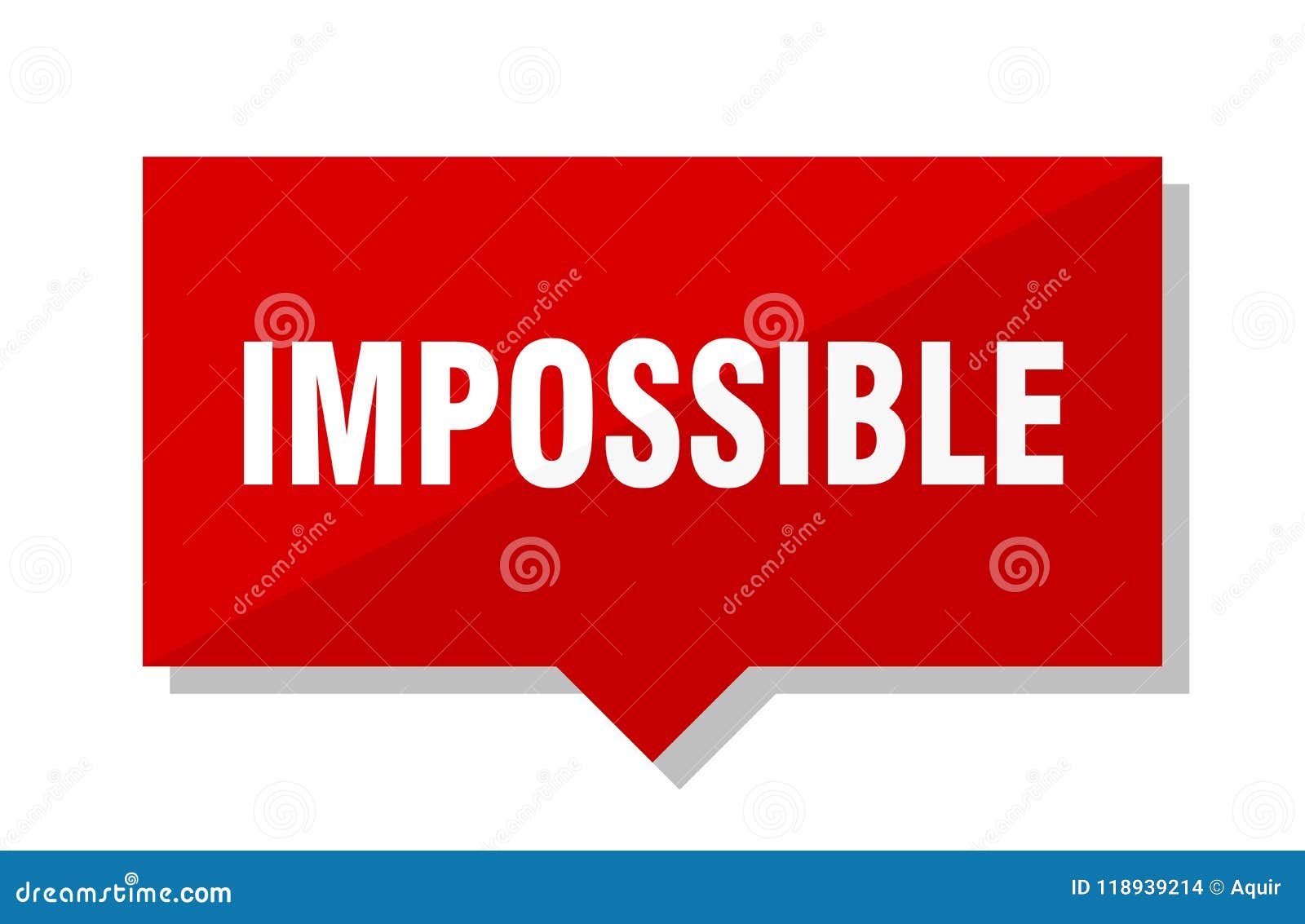 Impossible price tag stock vector. Illustration of design - 118939214