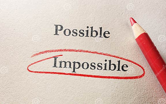 Impossible red circle stock image. Image of negative - 55194941