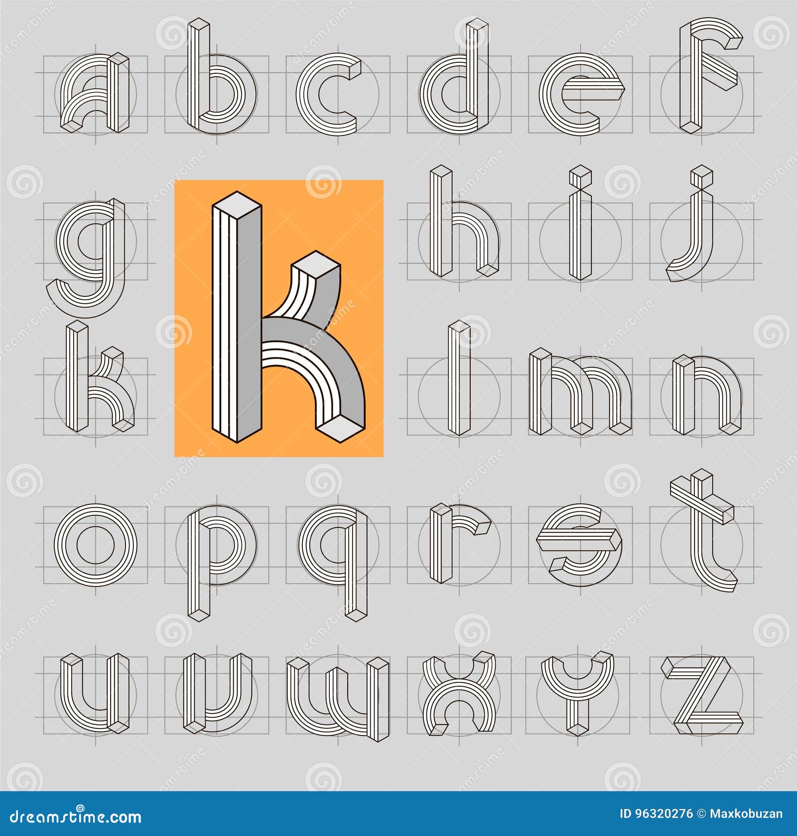 Line Impossible Shapes. Optical Illusion Collection. Visual Perception ...