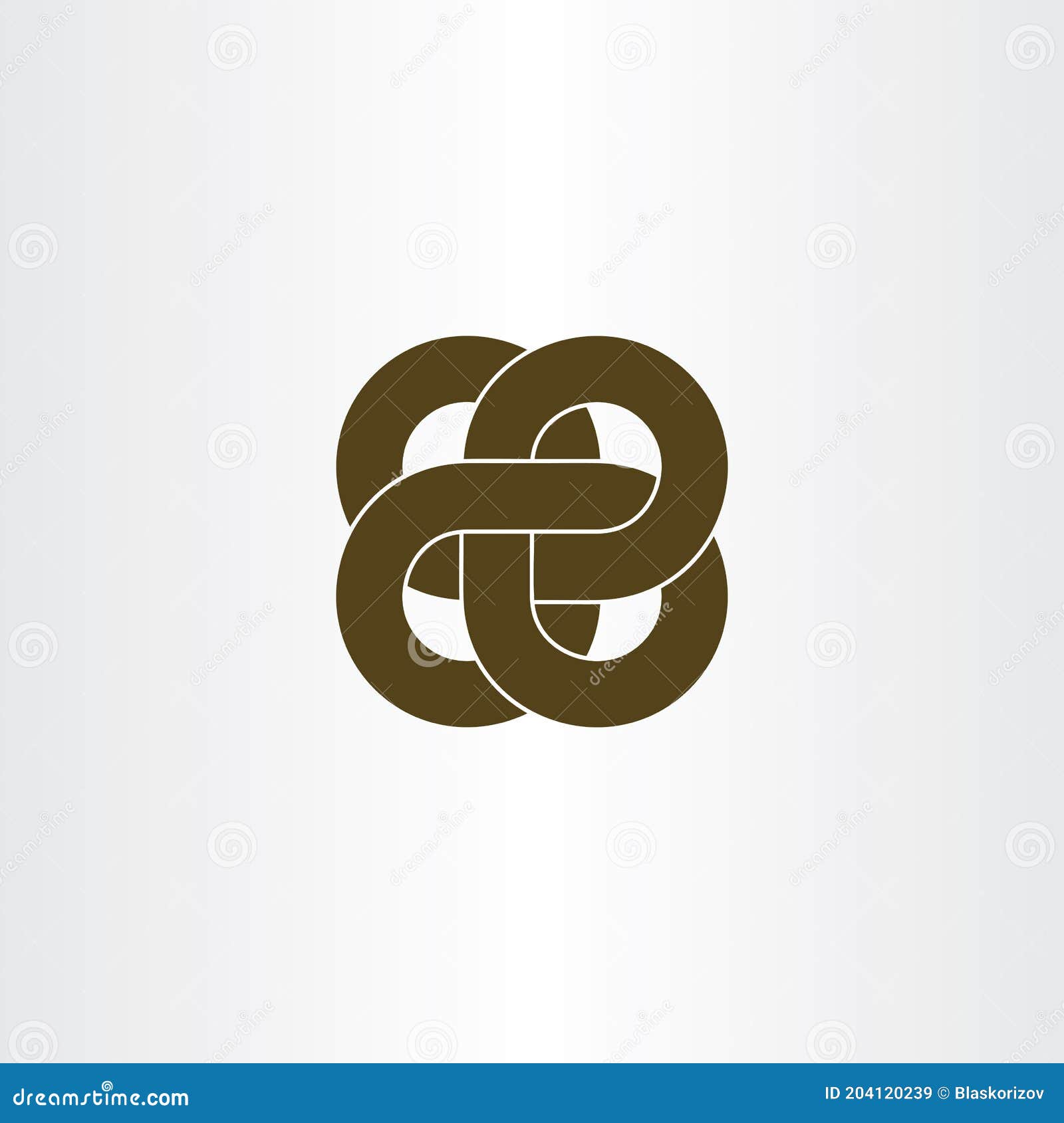 Impossible Infinity Symbol Optical Illusion Stock Image | CartoonDealer ...