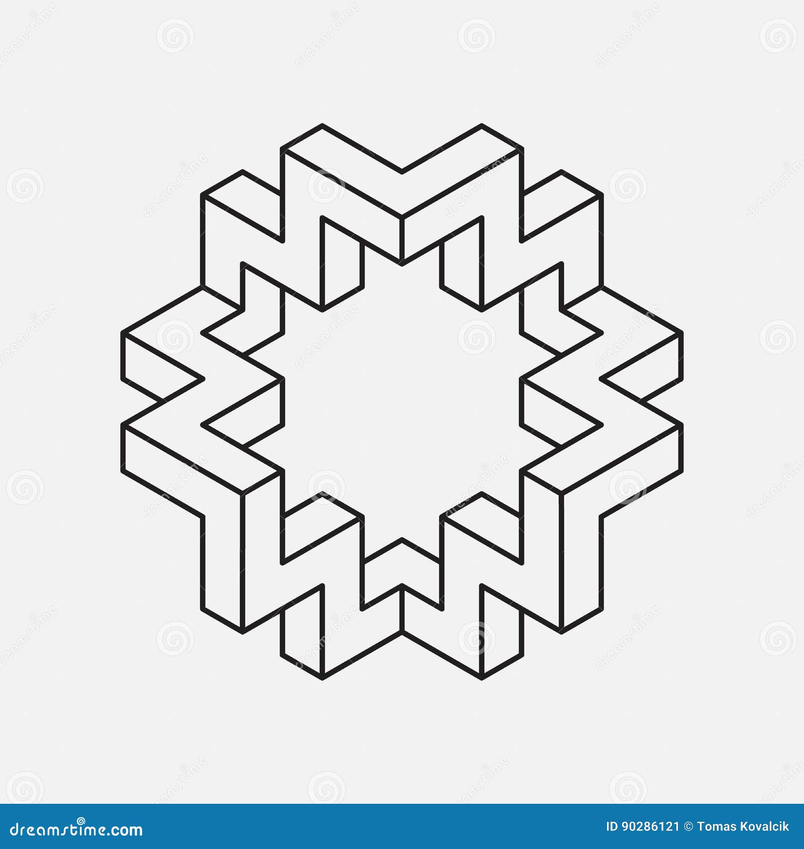 Impossible Shape, Star Shape Stock Vector - Illustration of icon, sign ...