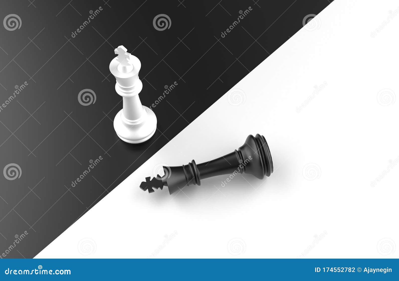 Two chess kings stock illustration. Illustration of chessboard - 174552782
