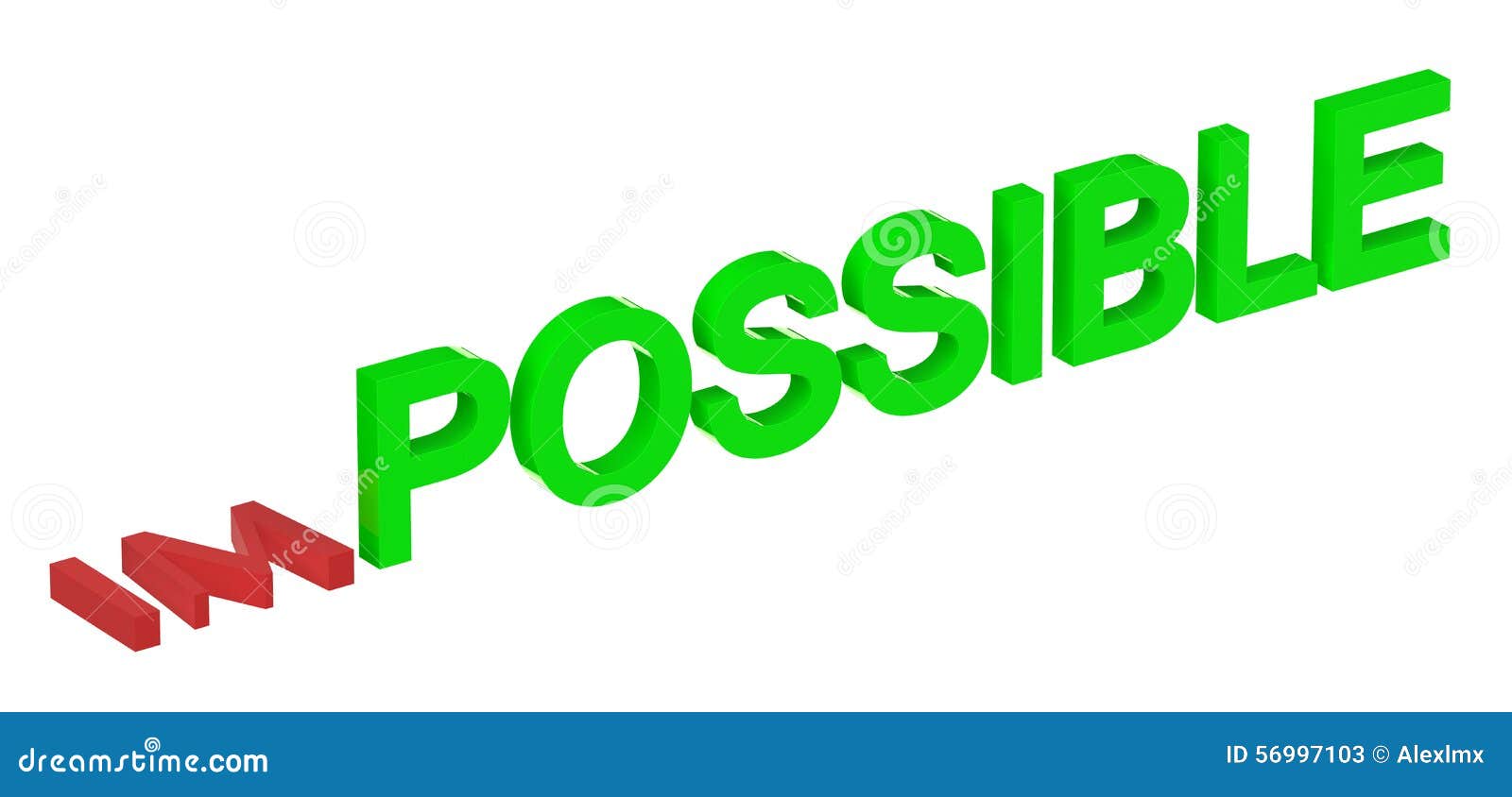 From Impossible To Possible Stock Illustration - Illustration of ...