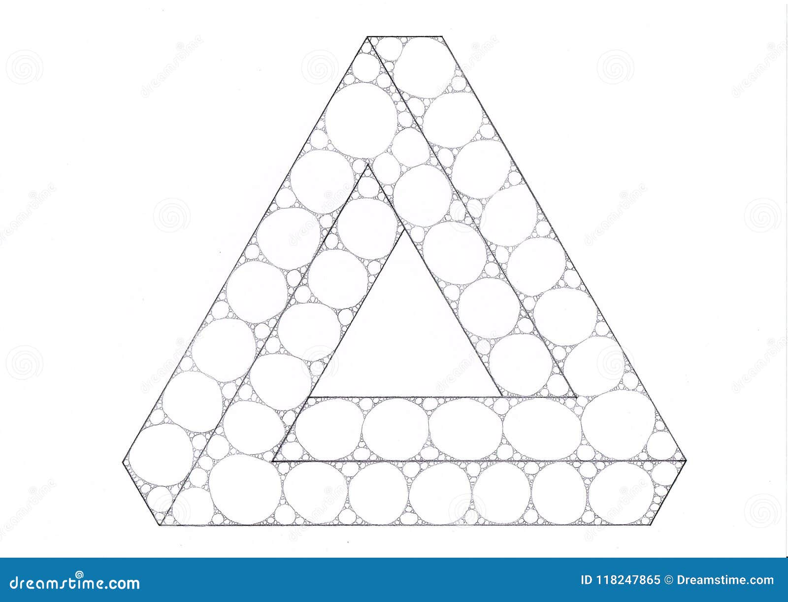 Triangle Filled Spectrum Map Of World With Diagonal Gradient Cartoon ...