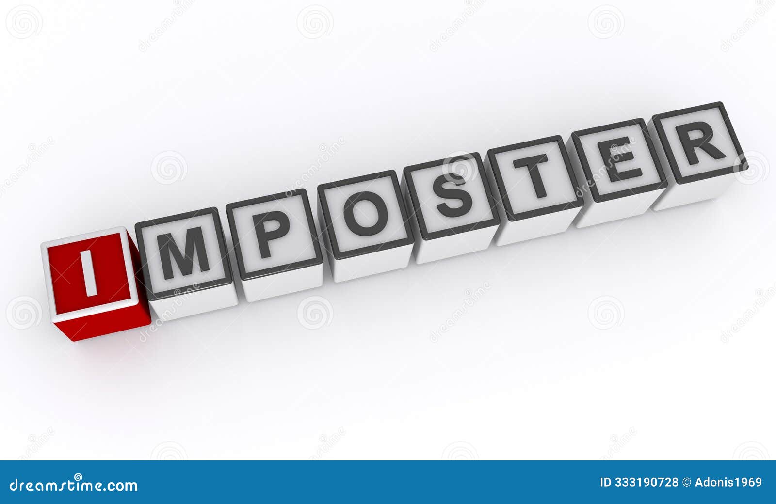 Imposter Word Concept On Cubes Royalty-Free Stock Photo | CartoonDealer ...