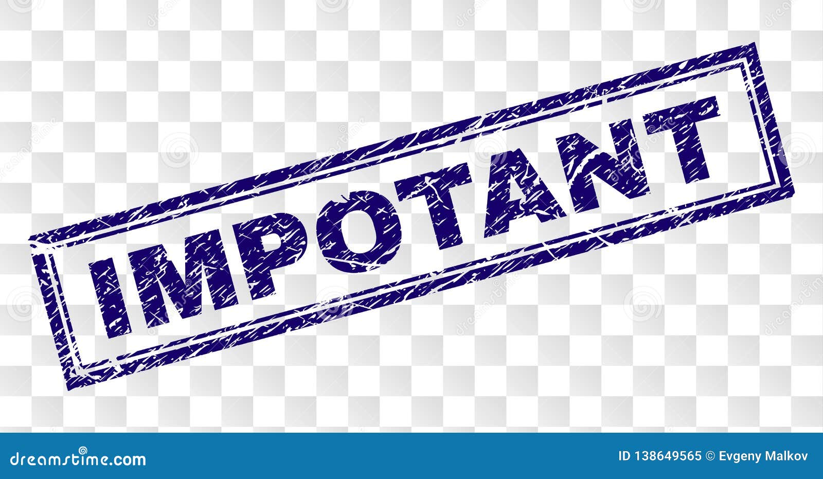 Scratched IMPOTANT Rectangle Stamp Stock Vector - Illustration of ...