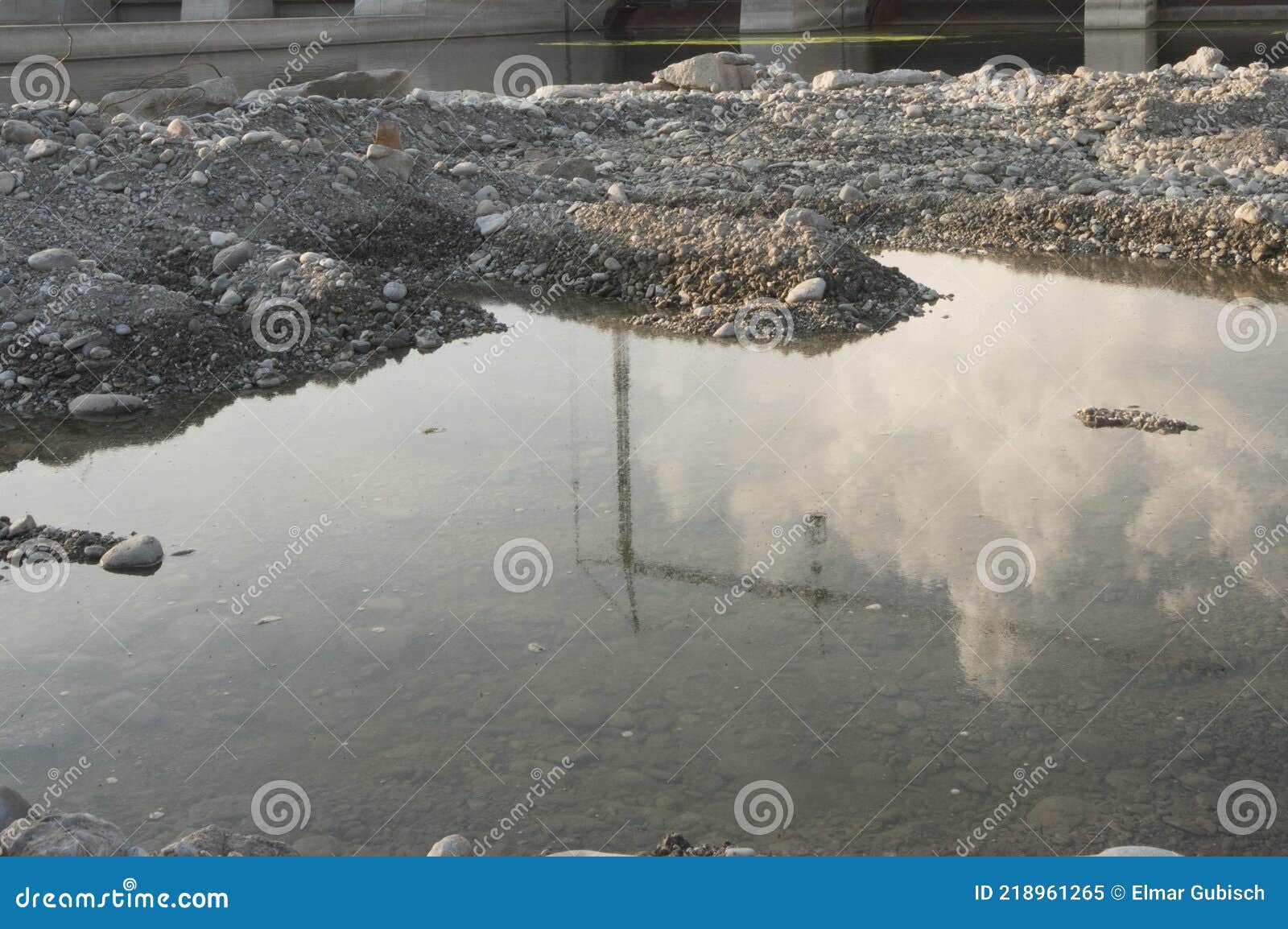 Impoundment of Water or Water Retention Stock Image - Image of main ...