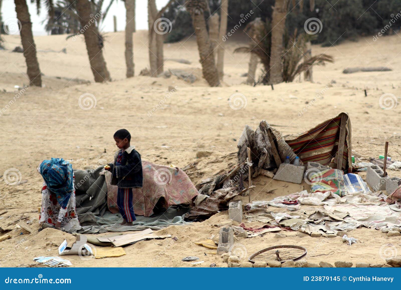Poor Bedouin Child in Egypt Editorial Image - Image of african, poverty ...