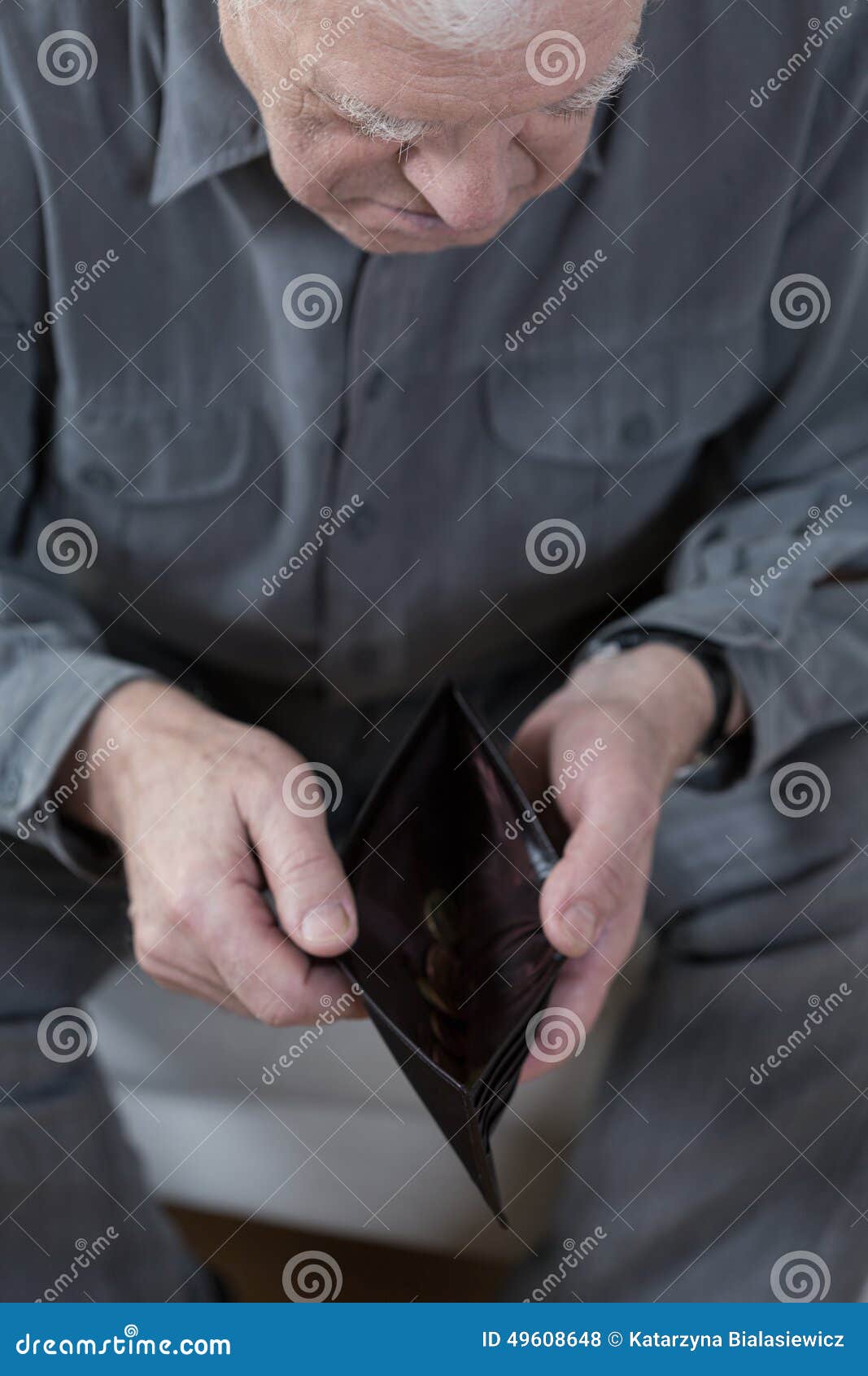 Impoverished man stock photo. Image of afraid, money - 49608648