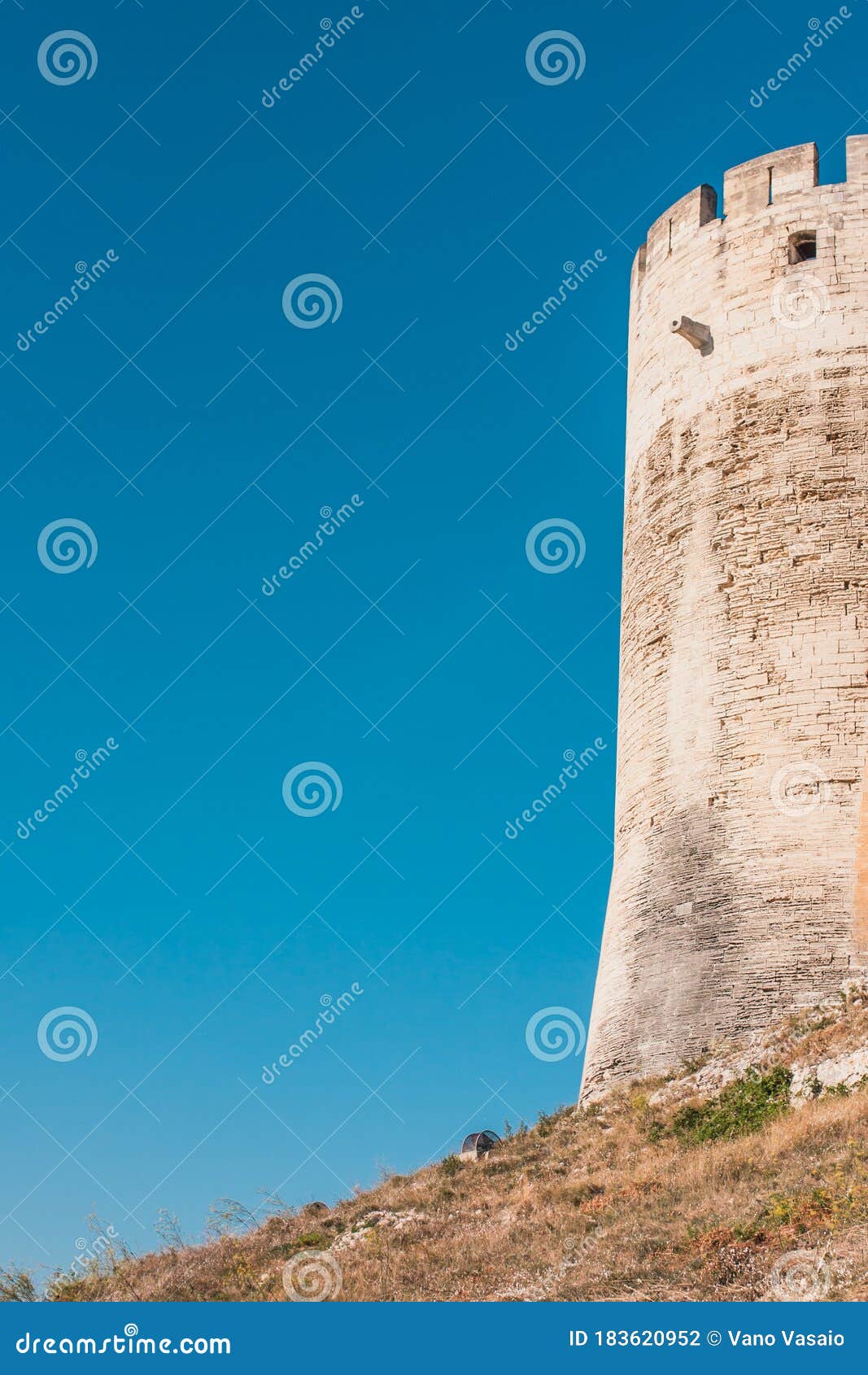 Impregnable Medieval Stone Fortress Stock Photo - Image of medieval ...