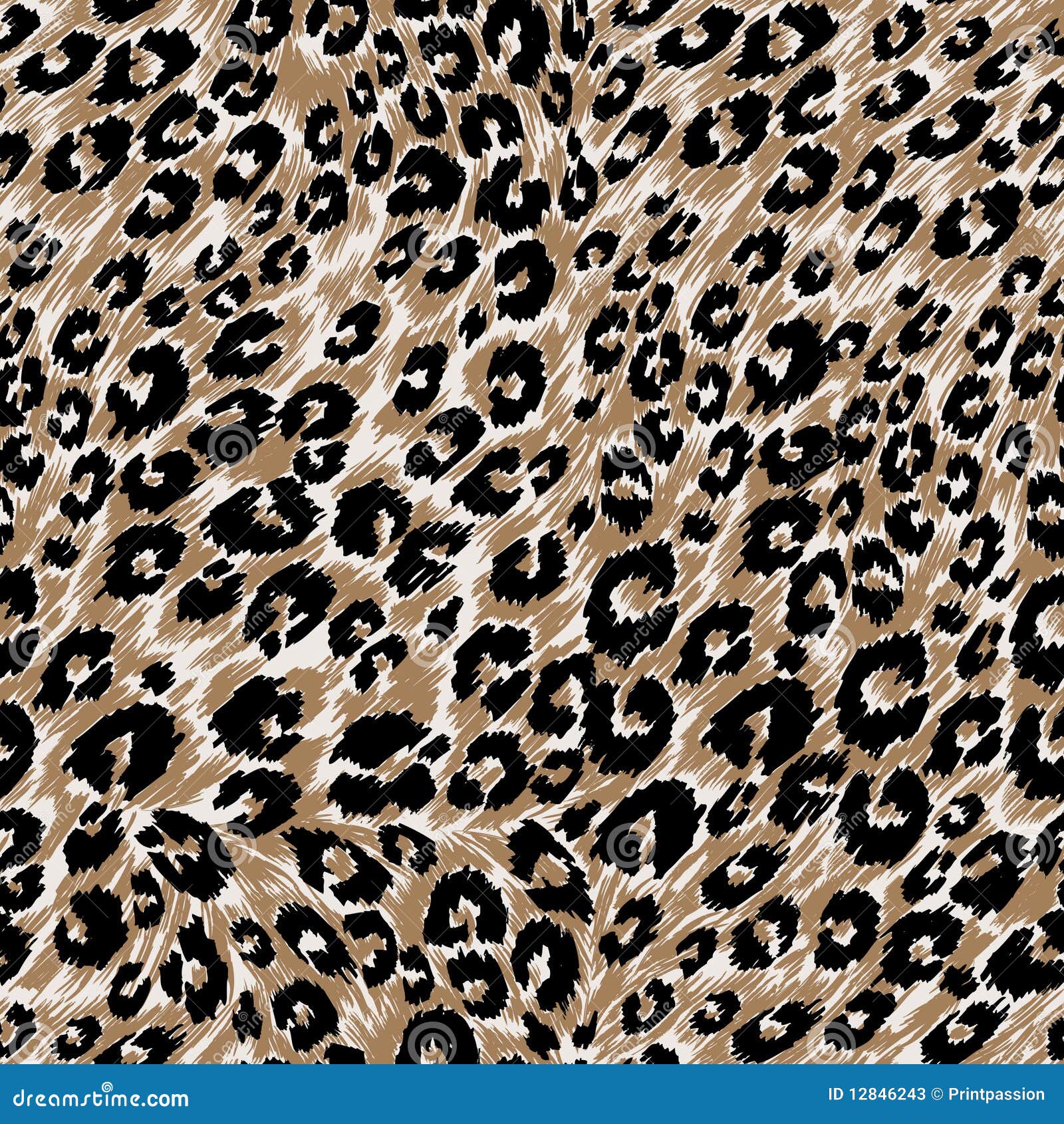 Impresión Textured Del Leopardo Ilustración del Vector - Ilustración de ...