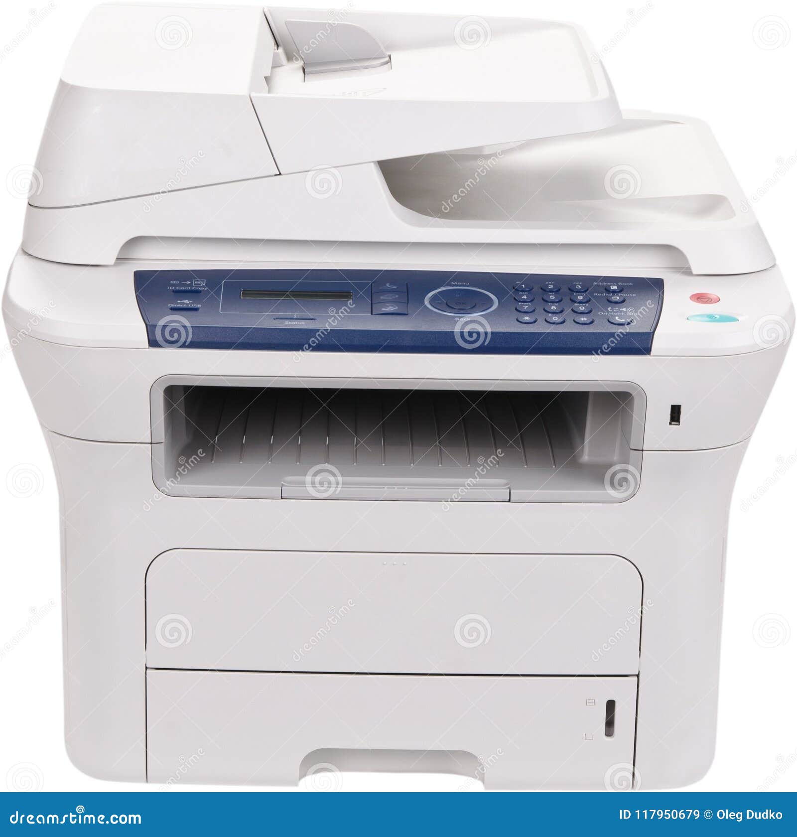 Impresora Con Scaner Y El Fax - Aislados Imagen de archivo - Imagen de ...