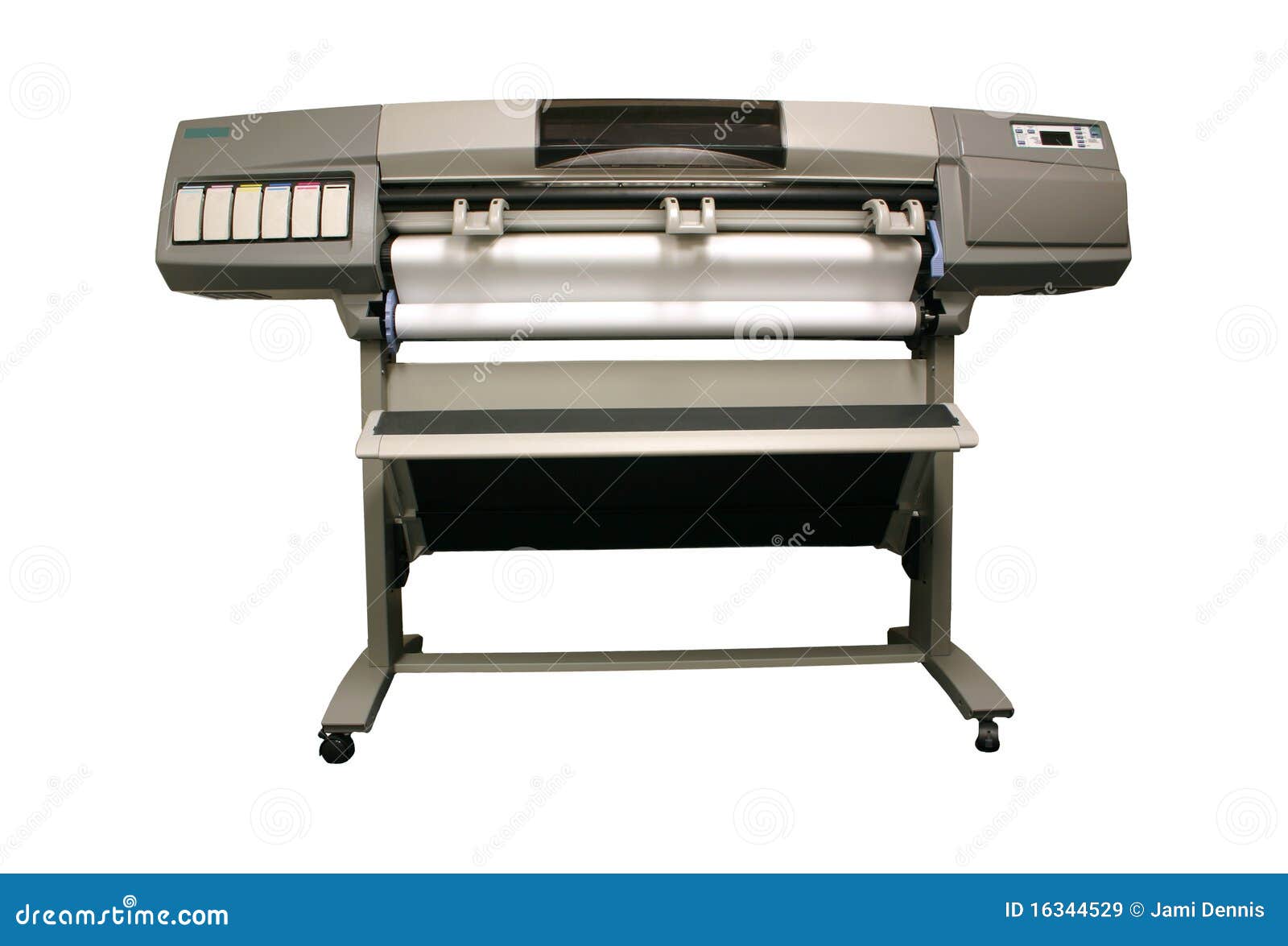 Impresora Del Formato Grande Imagen de archivo - Imagen de conspirador ...