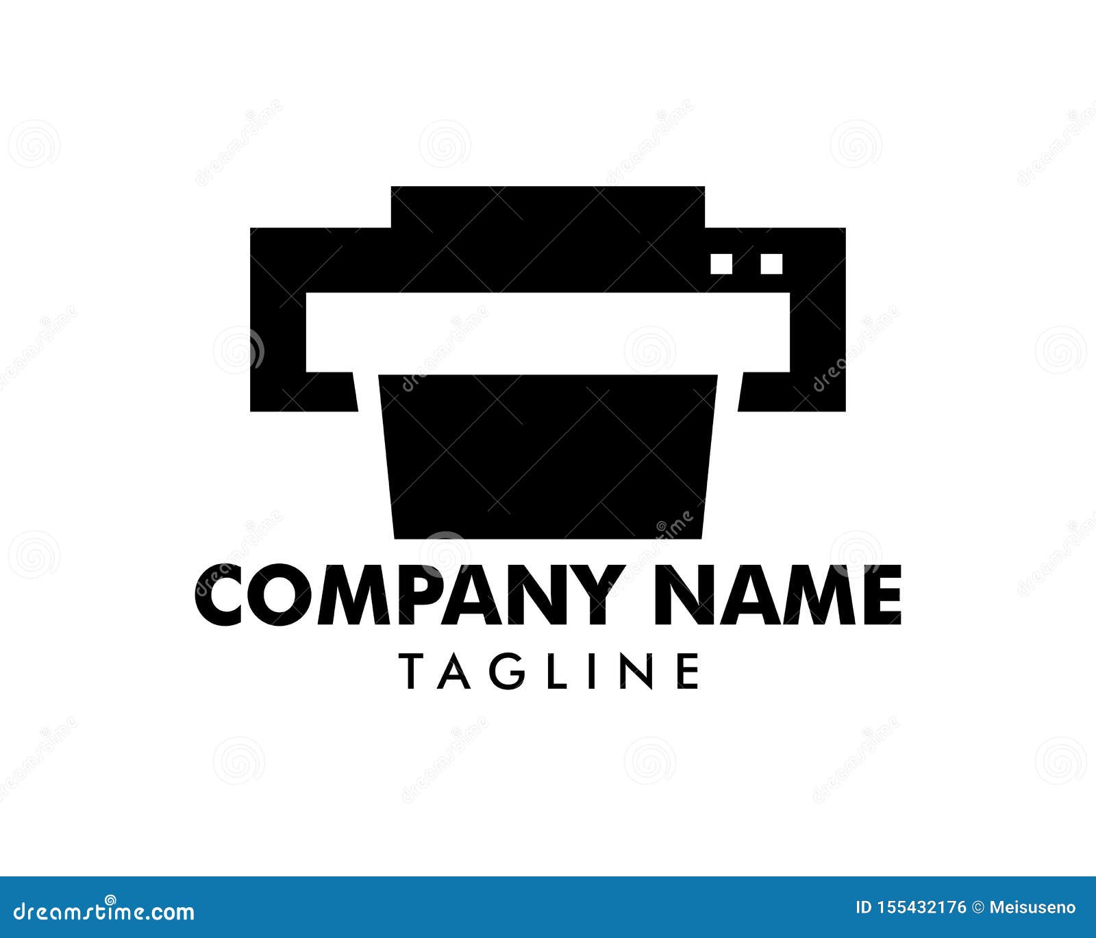 Impresora Icon Vector Logo Template Ilustración del Vector ...