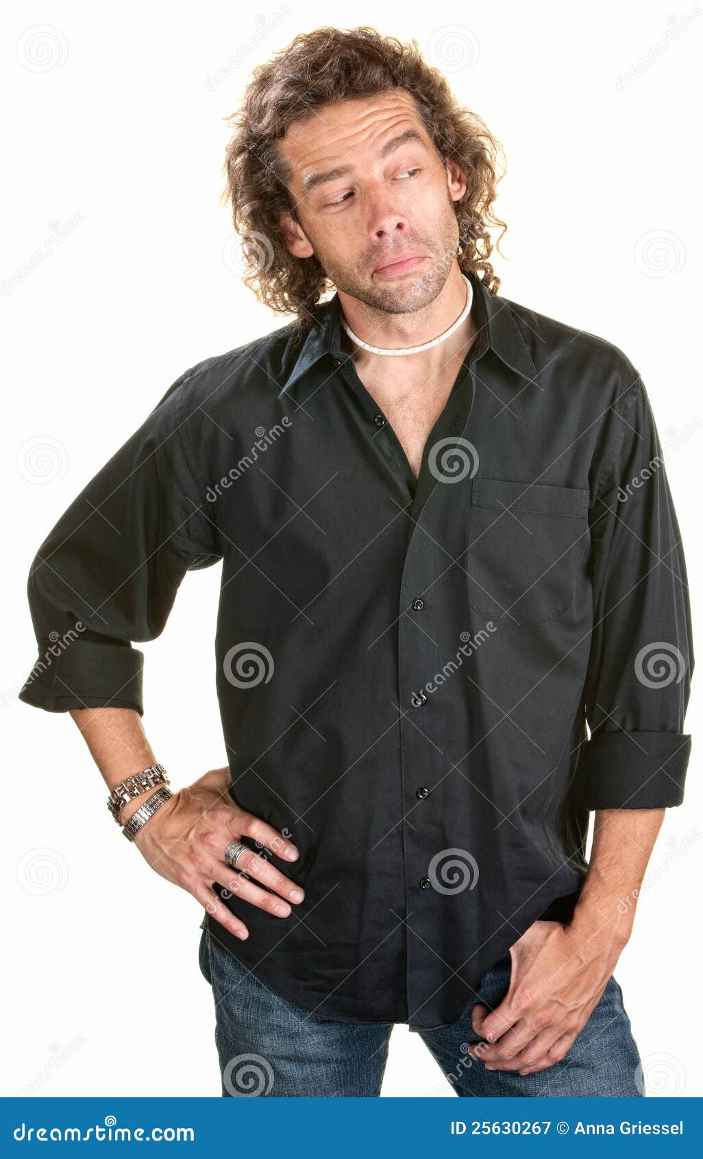 Impressed Man Watching Something Stock Image - Image of following ...