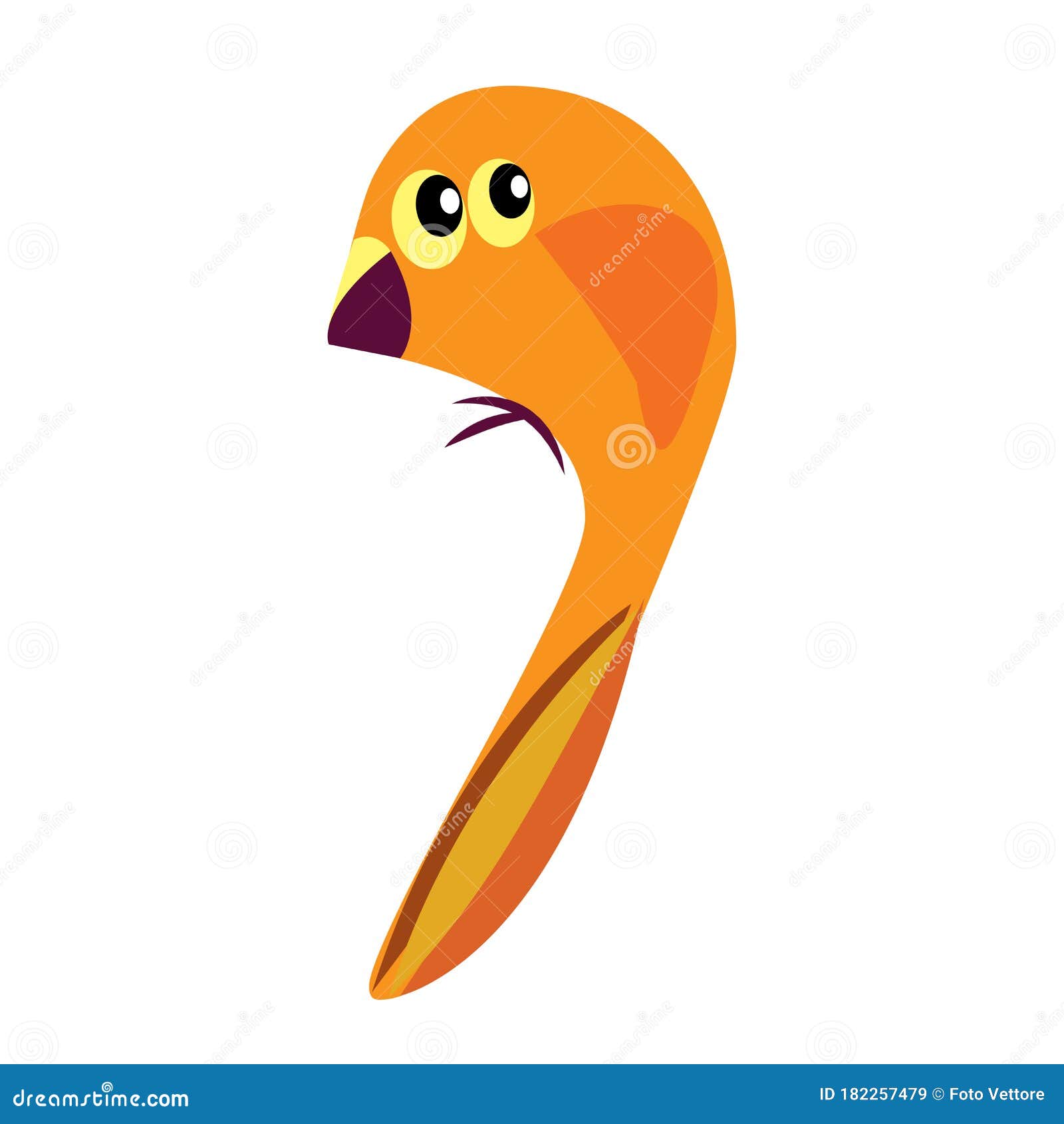 Mascot Comma for Kids, Funny Punctuation Marks for Children Vector ...