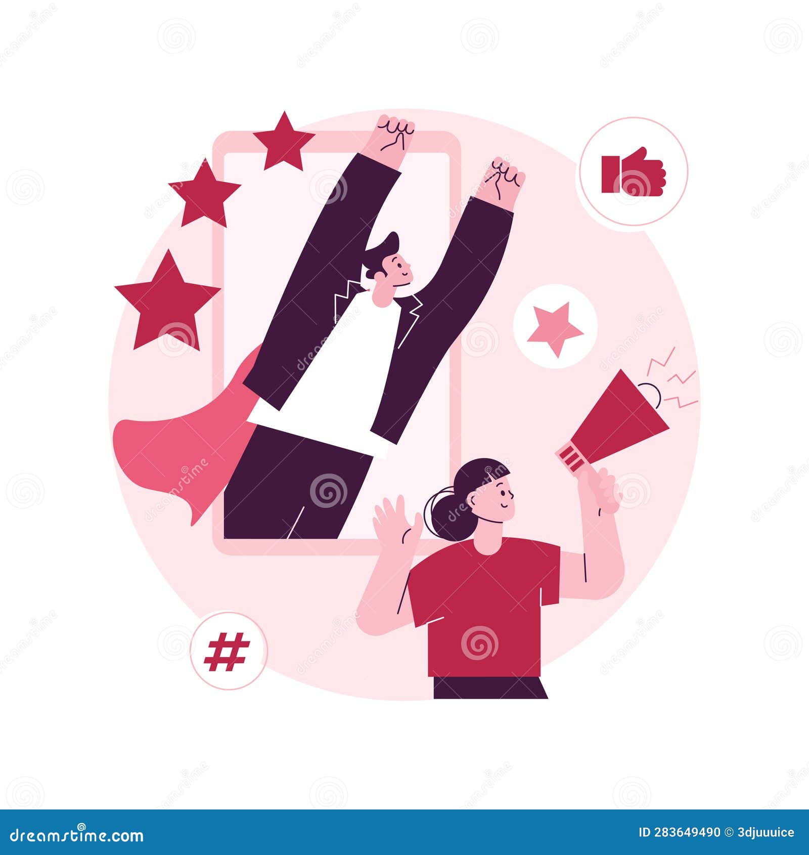 Impression Management Abstract Concept Vector Illustration. Stock ...