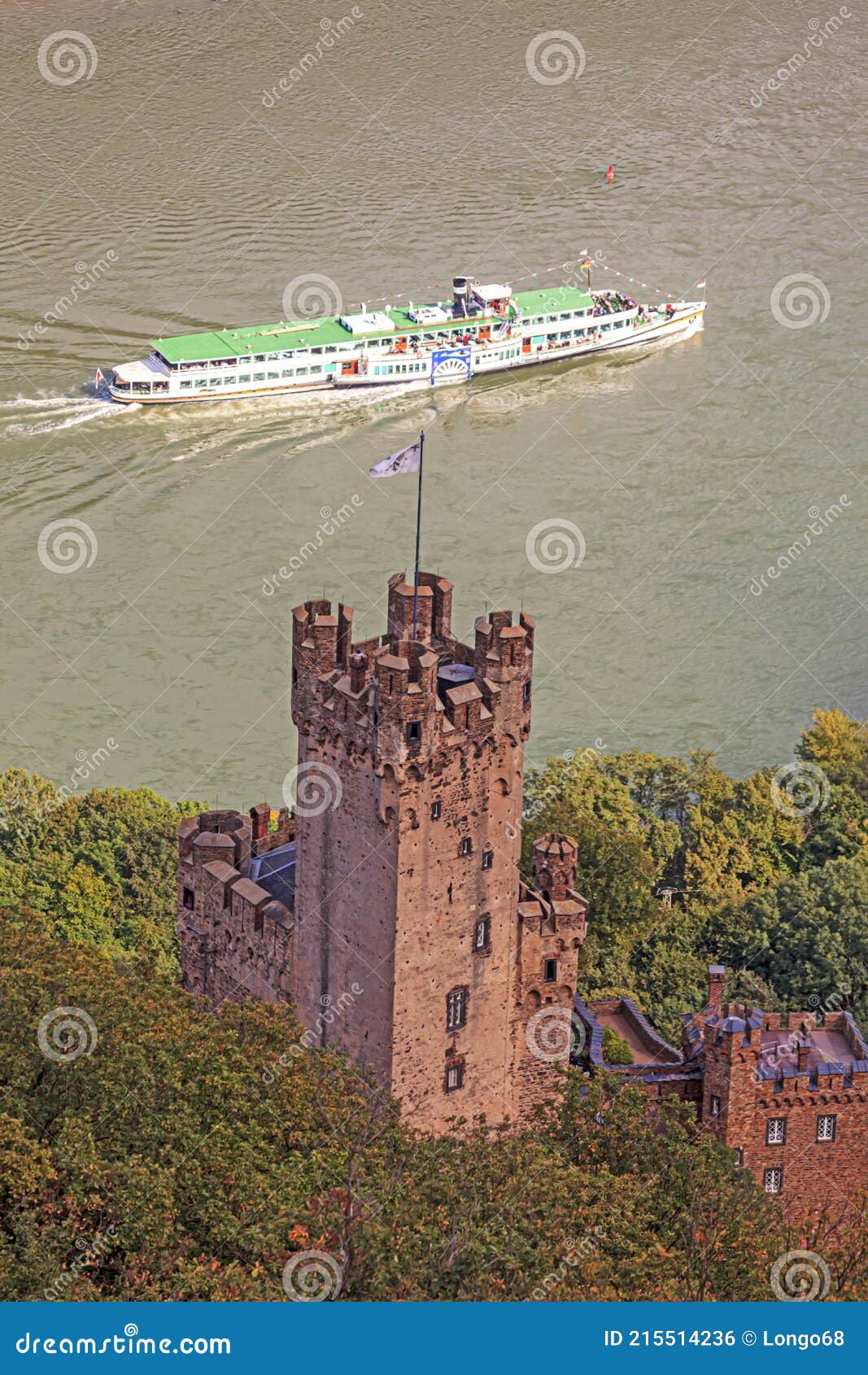 Impression of Medieval Castles in the Rhine Valley between the Cities ...