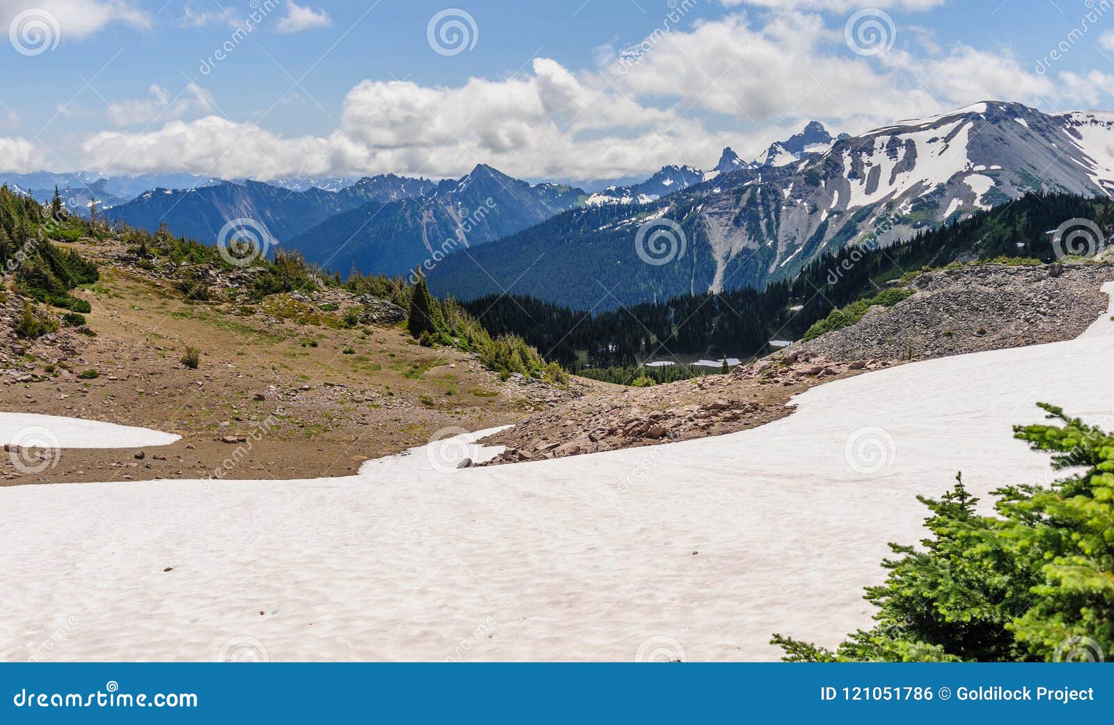 The Snow-covered Flanks of Mount Rainier Stock Photo - Image of ... The Snow-covered Flanks of Mount Rainier Stock Photo - Image of ...