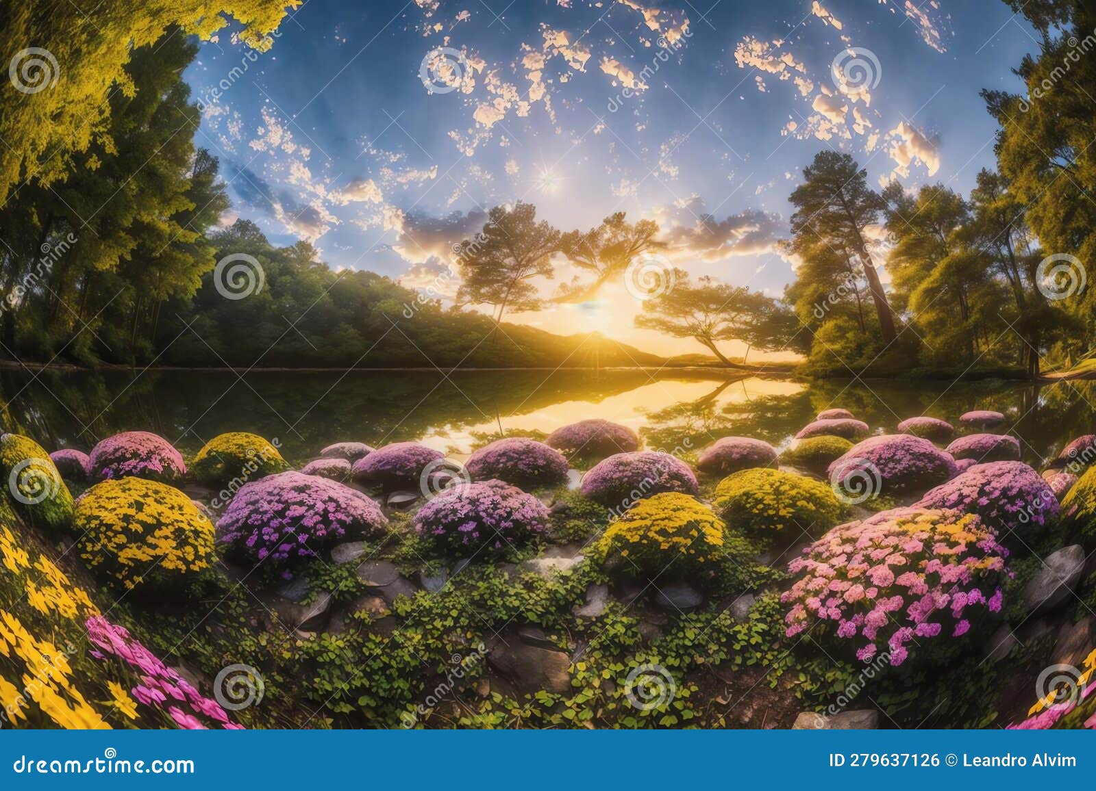 Impression of Starlit Dreamscape .AI Generated Stock Illustration ...