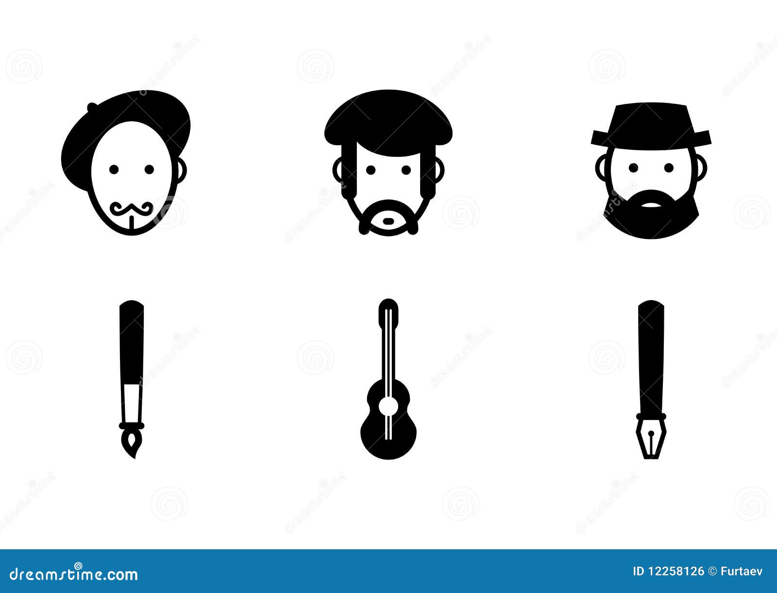 Impressionable People Vector Illustration | CartoonDealer.com #12258126