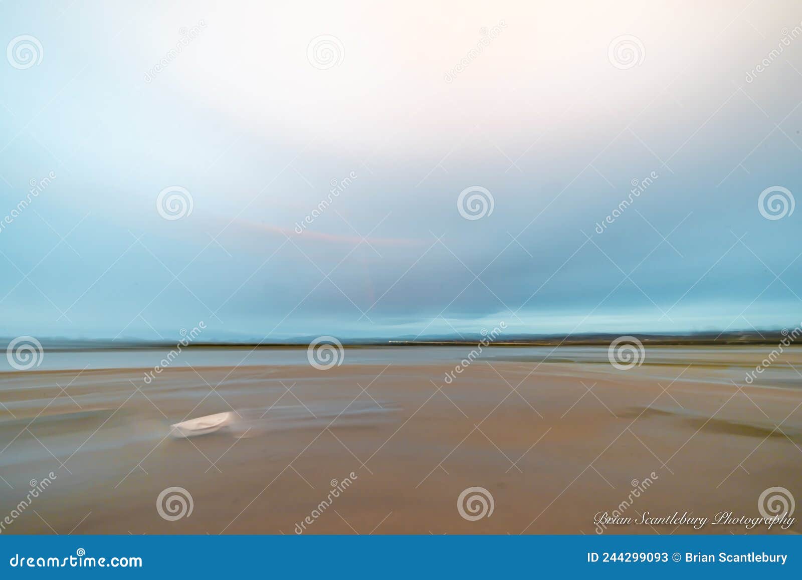 Impressionist Beach-side Hues Stock Image - Image of impressionism ...