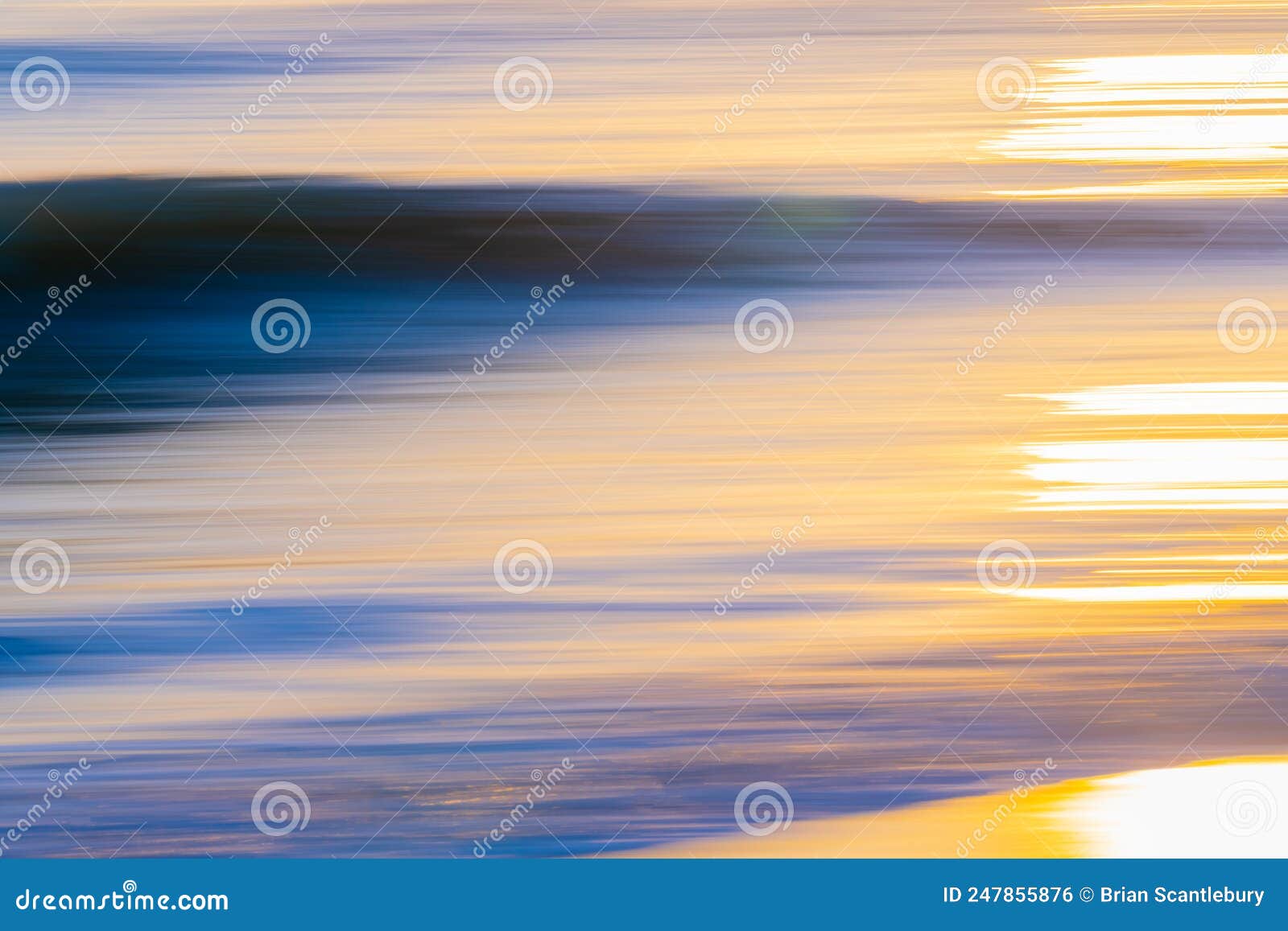 Impressionist Coastal Abstract Form and Color Stock Photo - Image of ...
