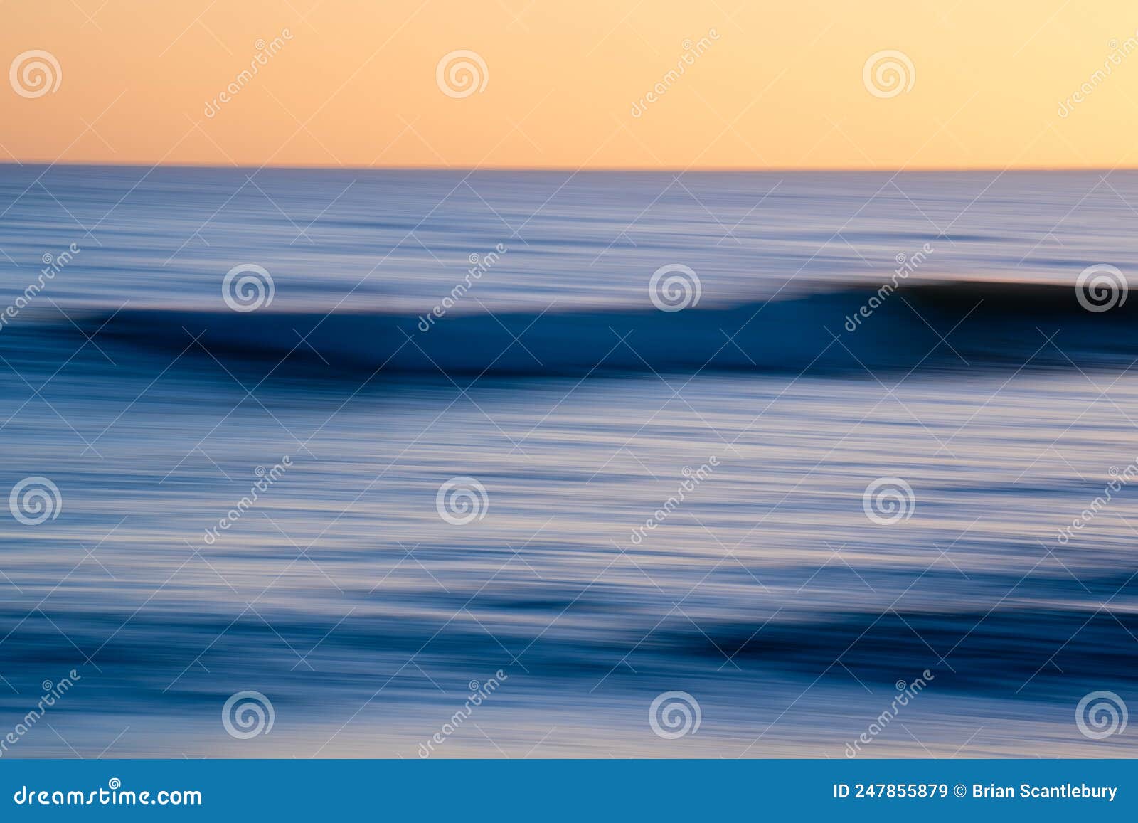 Impressionist Coastal Abstract Form and Color Stock Image - Image of ...