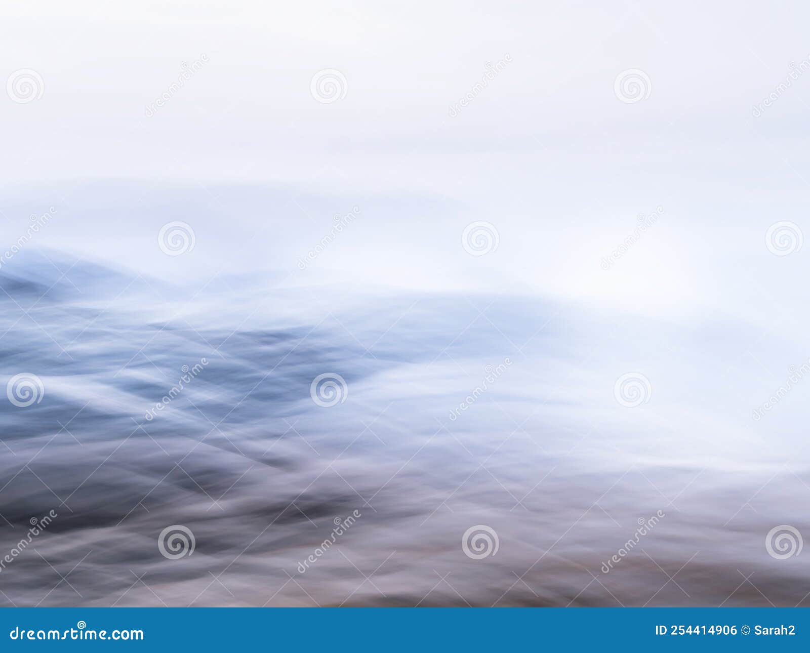Impressionist Waves Abstract Background. Light and Airy. Stock Photo ...