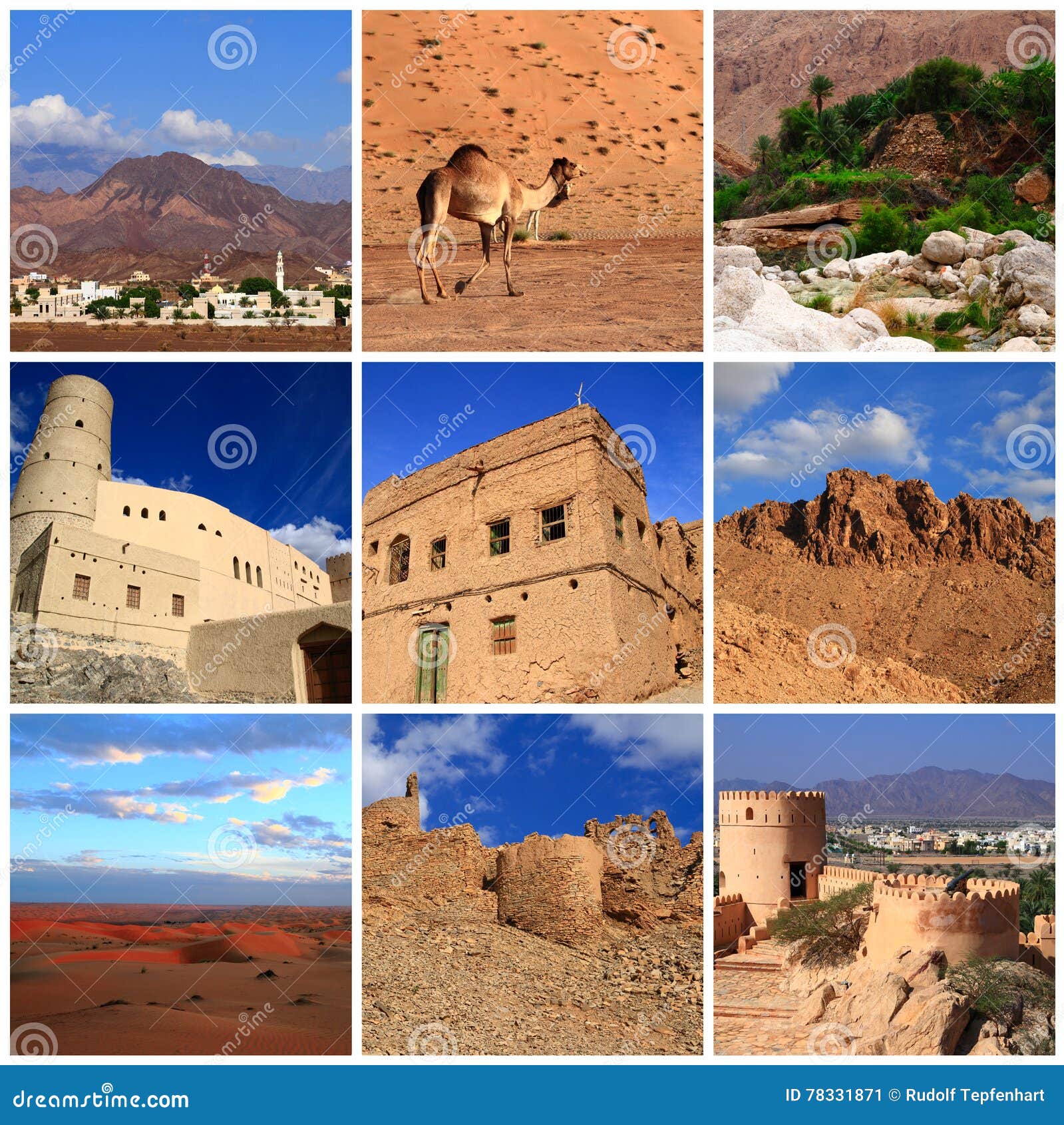 Impressions of Oman stock image. Image of collection - 78331871