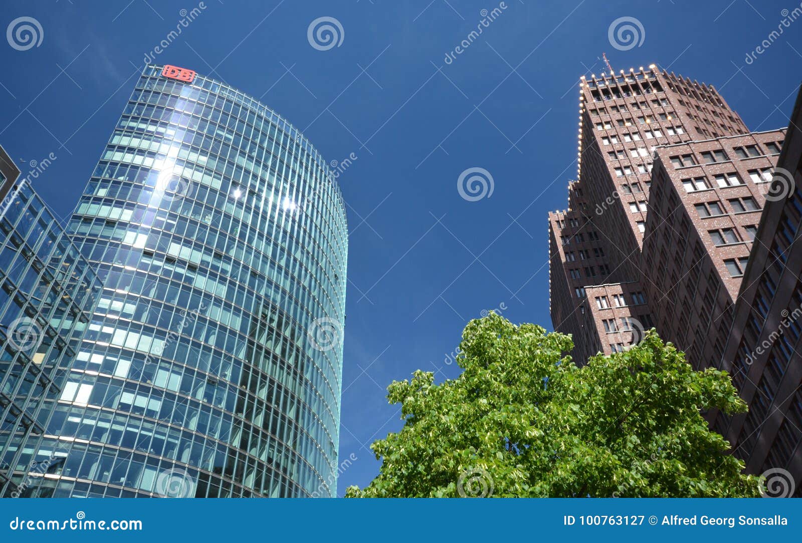 Impressions from the Potsdam Square, Potsdamer Platz in Berlin, Germany ...