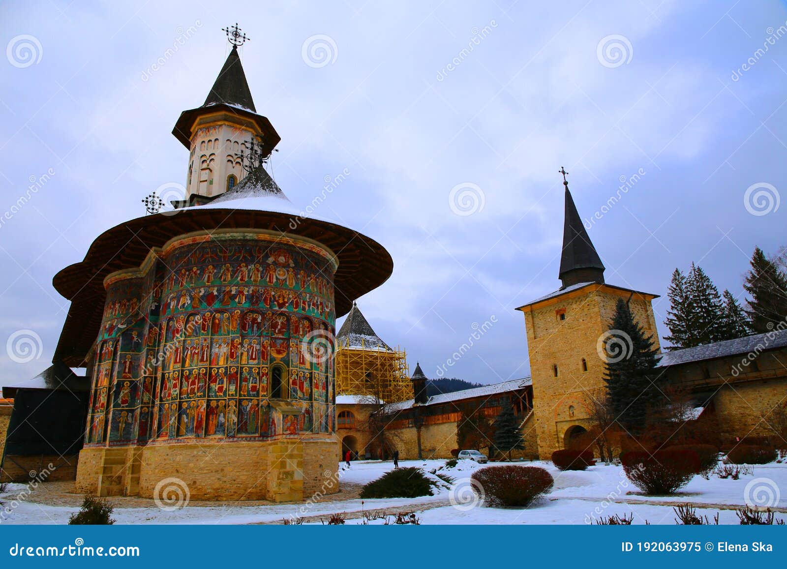 Impressive Architecture of the Painted Monasteries in Moldova County ...